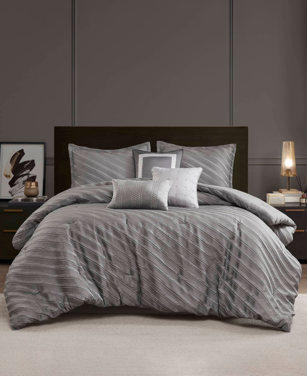 Click here for Madison Park Riva Jacquard 7-Pc. Comforter Set  Ki... prices