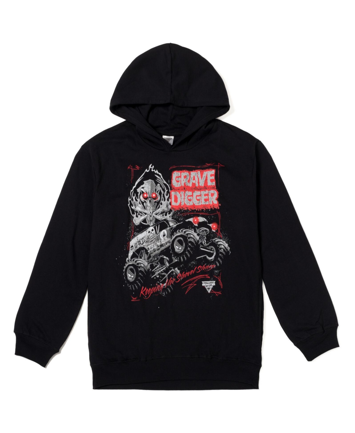 Click here for Monster Jam Boys Fleece Pullover Hoodie - Black gr... prices