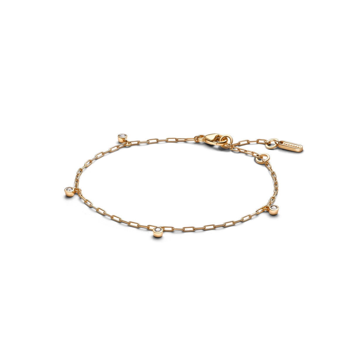 Click here for Pandora Era Bezel Lab-Grown Diamond Dangle Papercl... prices