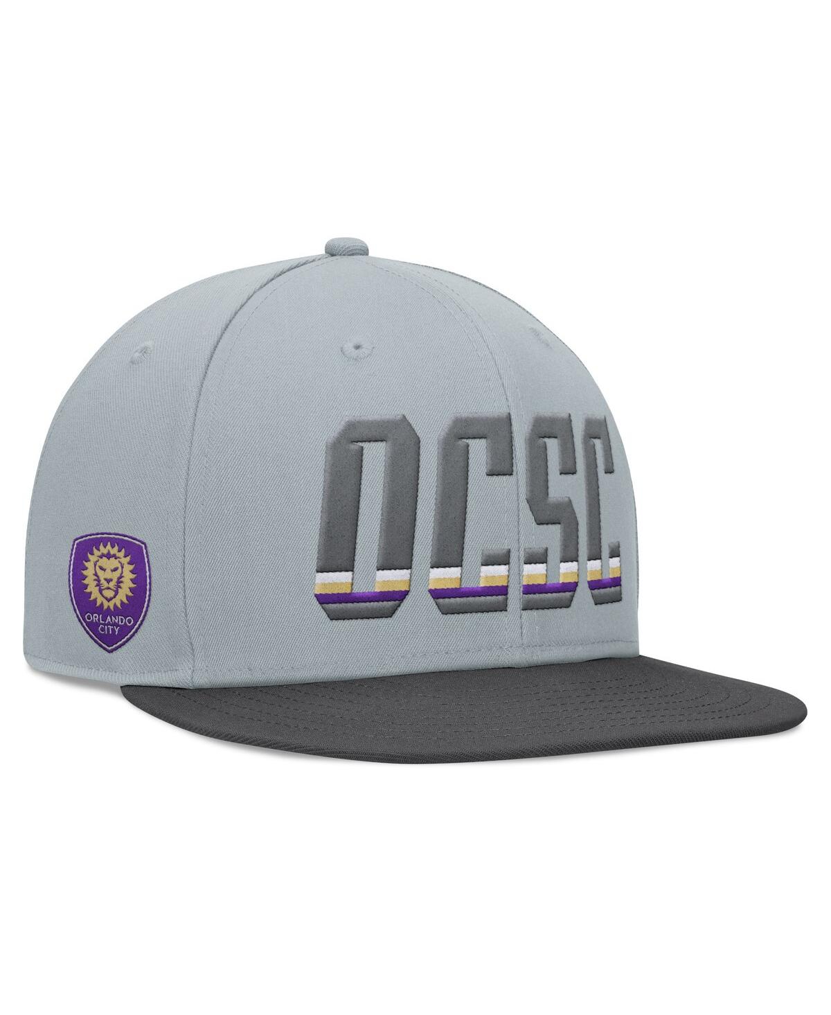 Click here for Fanatics Mens Gray Orlando City Sc Smoke Snapback... prices