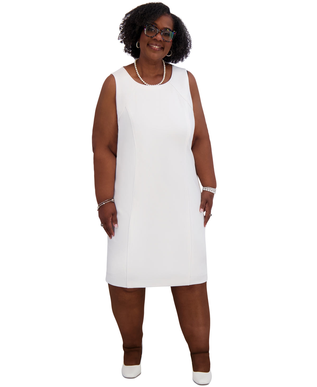 Click here for Kasper Womens Piped Sheath Dress  Regular & Plus S... prices