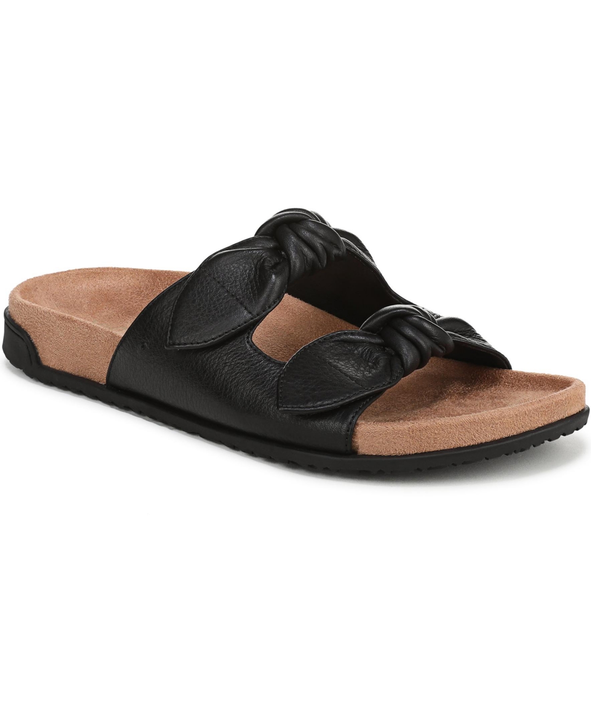 Click here for Vionic Womens Elara Slide Sandals - Black leather prices