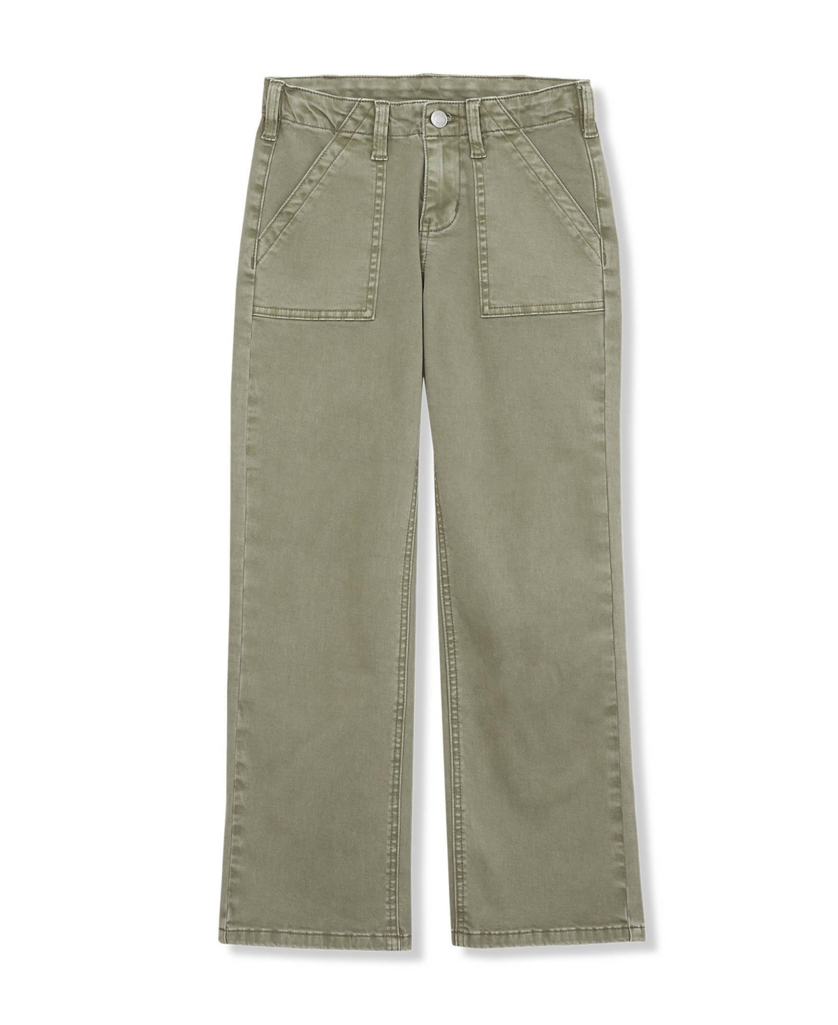 Click here for Lands End Big Girls Woven Utility Pants - Lily pad prices