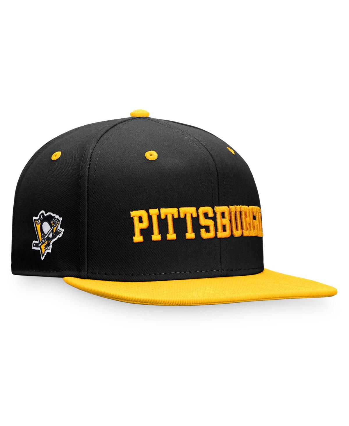 Click here for Fanatics Mens Black/Gold Pittsburgh Penguins Herit... prices