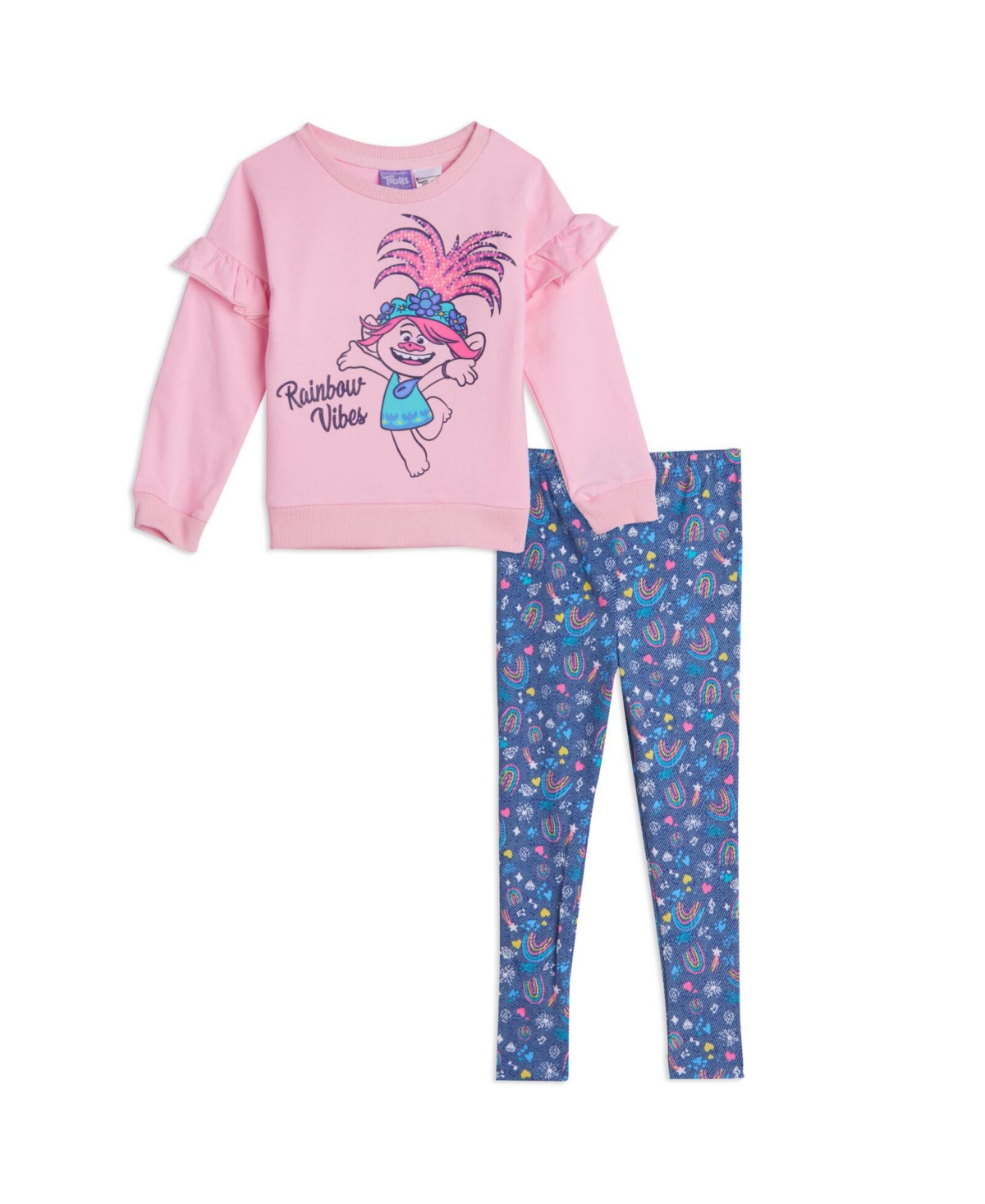 Click here for Trolls Toddler Girls DreamWorks Poppy French Terry... prices