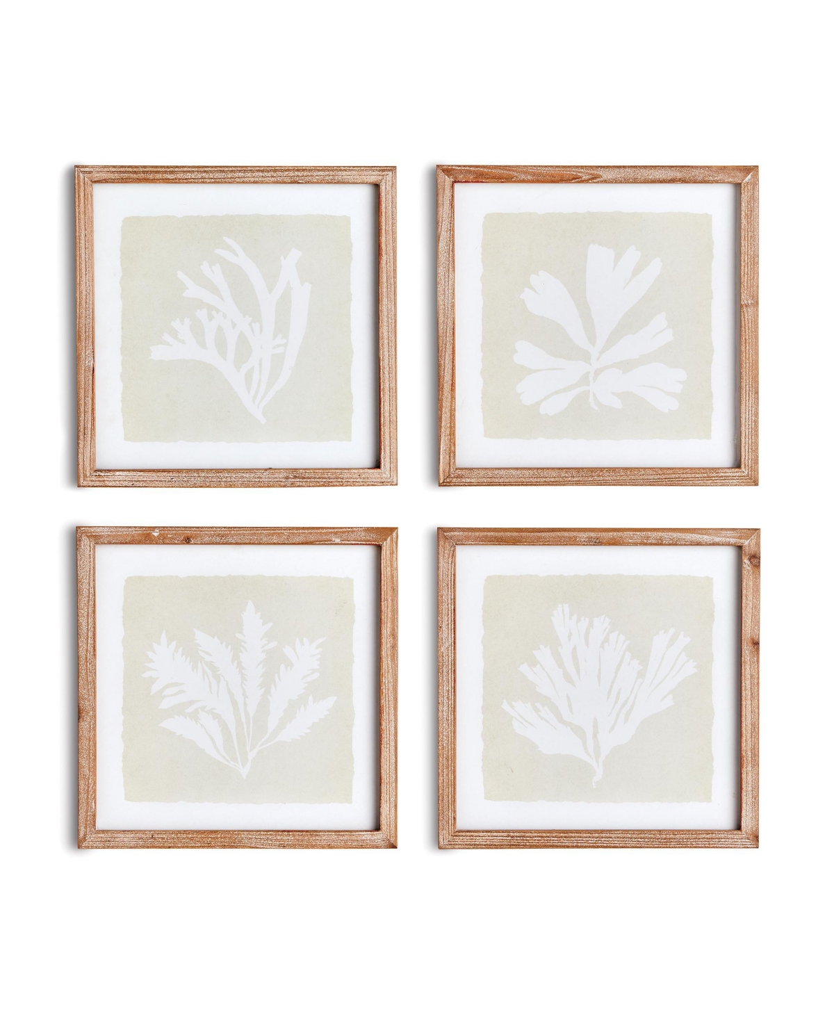 Click here for Seaweed Petite Prints  Set Of 4 - Grey prices