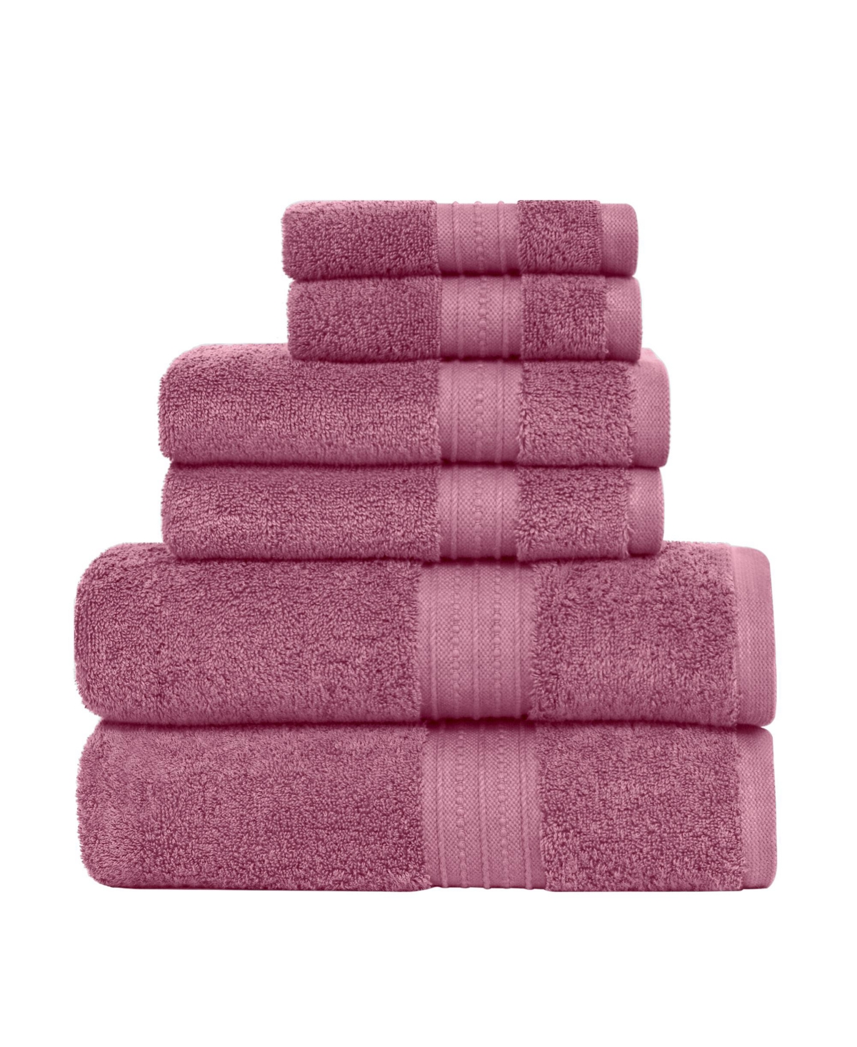 Click here for Feather & Stitch  Ny Luna 6-Pc. Bath Towel Set - R... prices