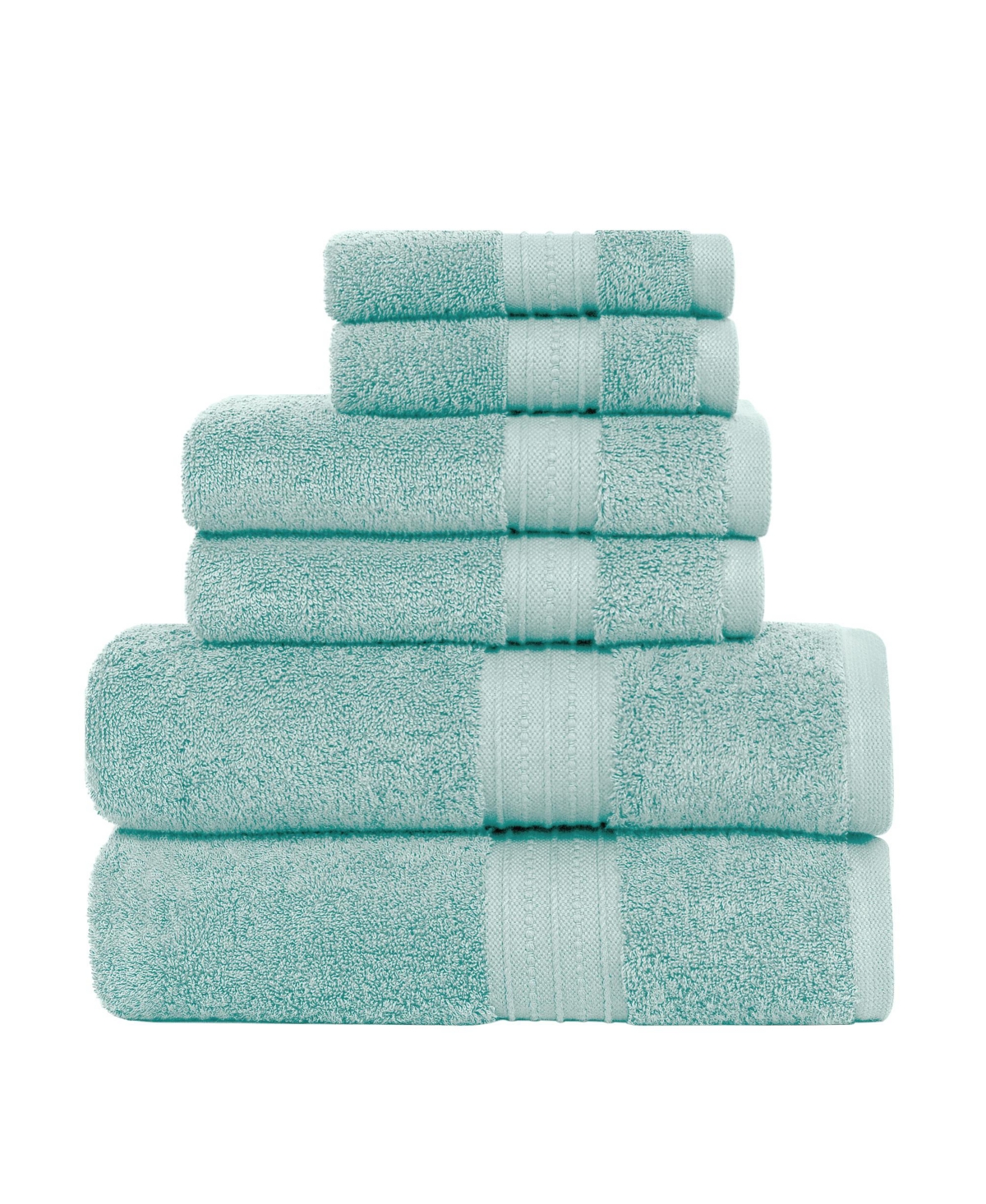 Click here for Feather & Stitch  Ny Luna 6-Pc. Bath Towel Set - P... prices