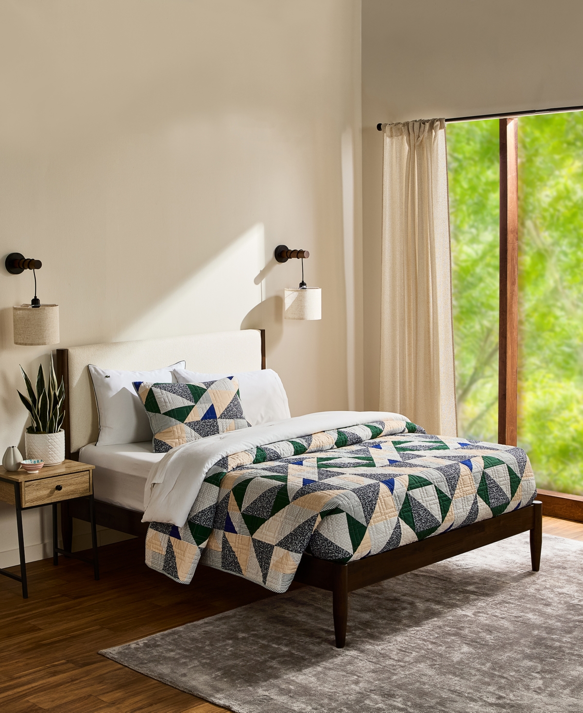 Click here for Lacoste Home Signature Cotton 2-Pc. Quilt Set  Twi... prices