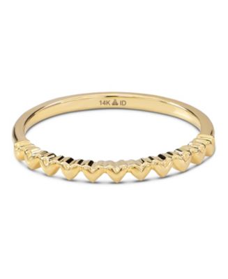 Devata Sweet Heart Ring in 14K Gold, Size 5, approx. 1.3 grams. - Macy's