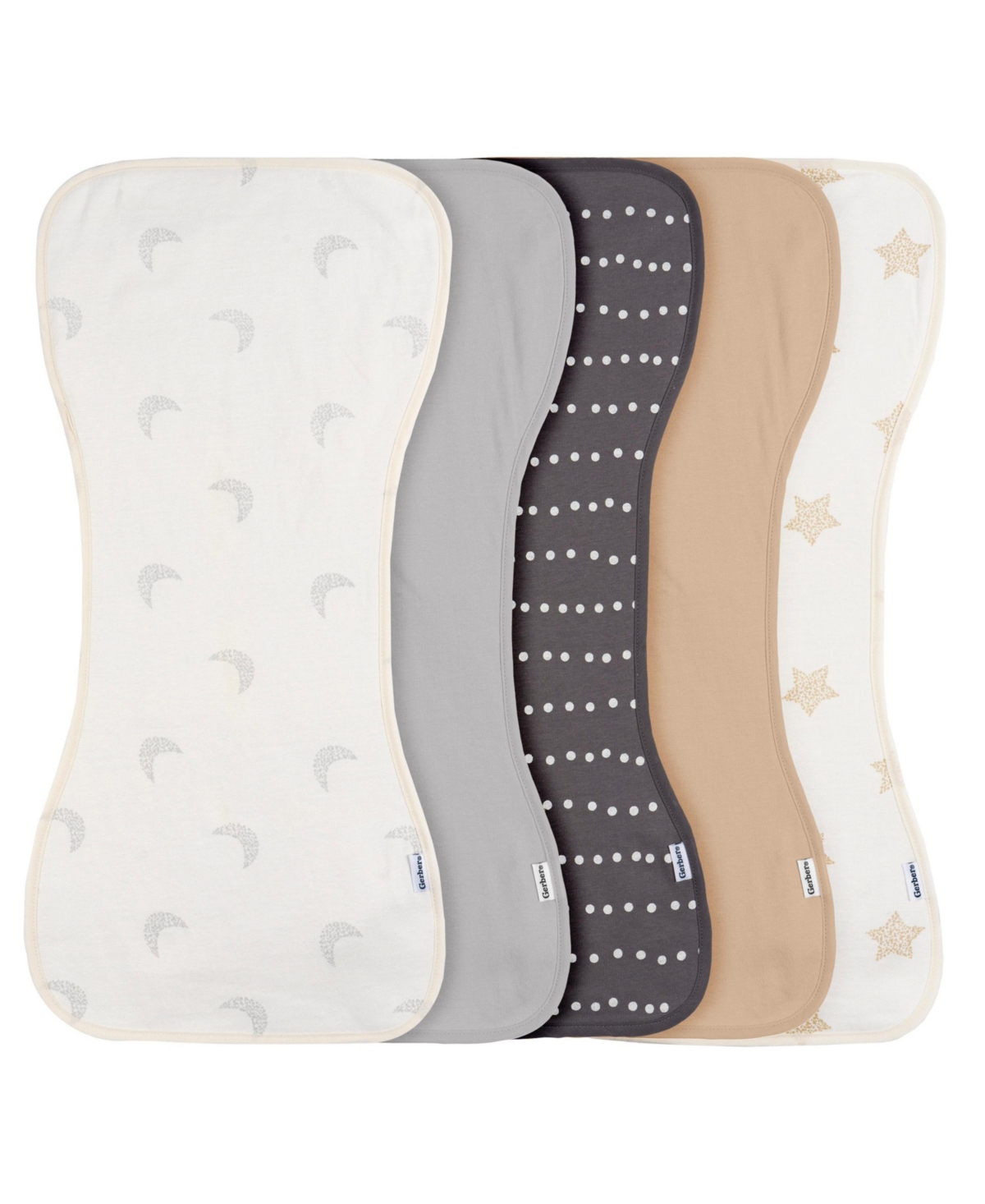 Click here for Gerber Baby Boys and Girls 5-Pack Burpcloths - Gre... prices