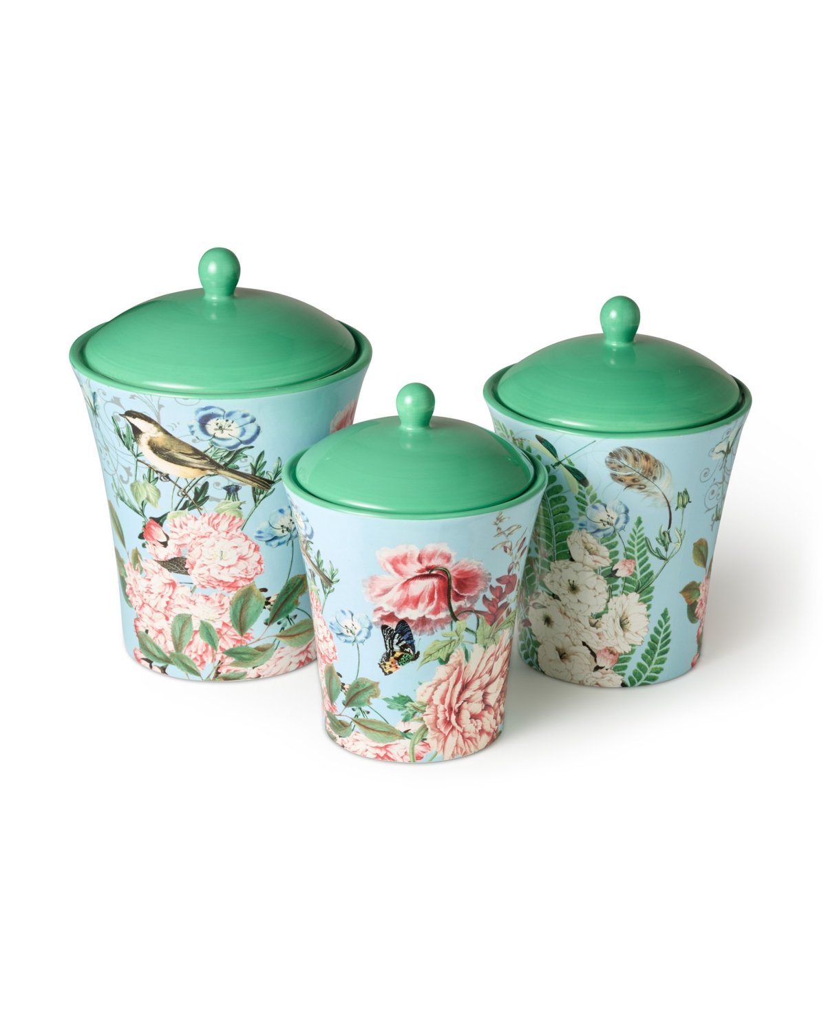 Click here for Certified International Flora 3-Piece Canister Set... prices