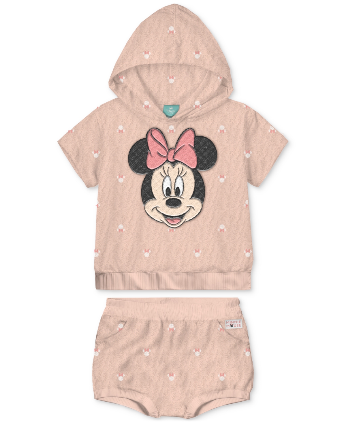 Click here for Disney Baby Girls Minnie Mouse Terry Hoodie & Shor... prices