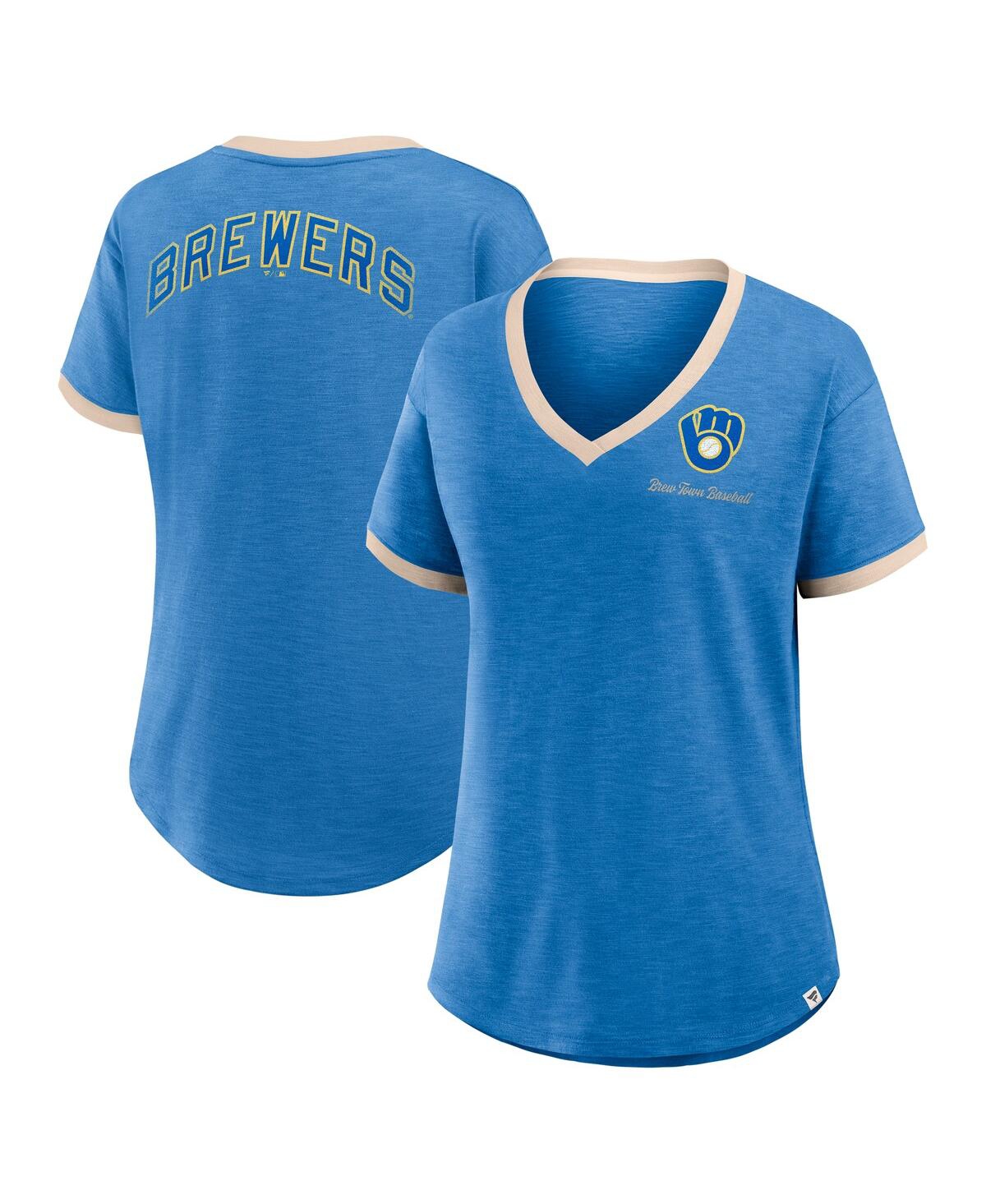 Click here for Fanatics Womens Royal Milwaukee Brewers Binge Wort... prices