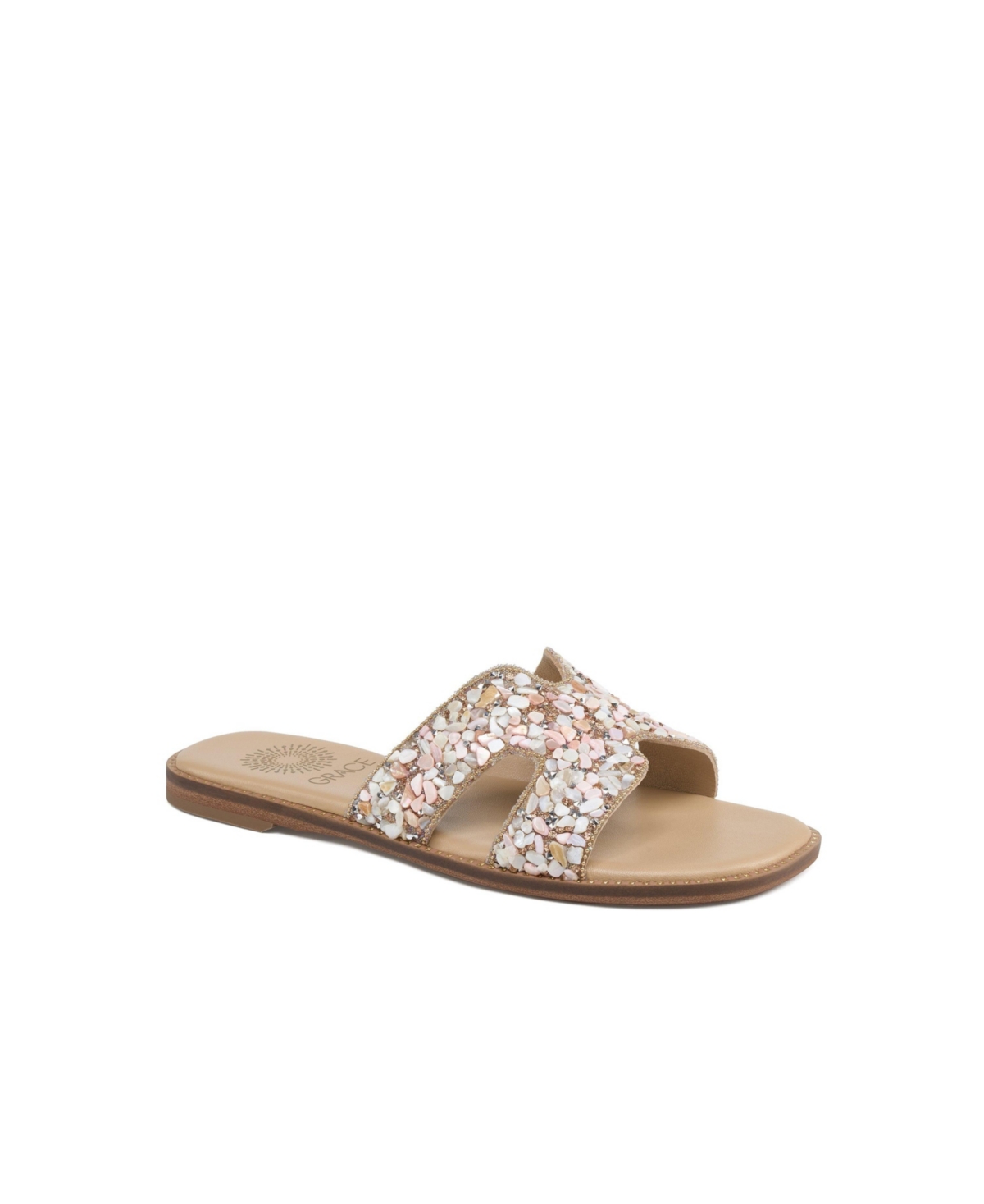 Click here for Grace Malpelo Sandal - Nude leather prices