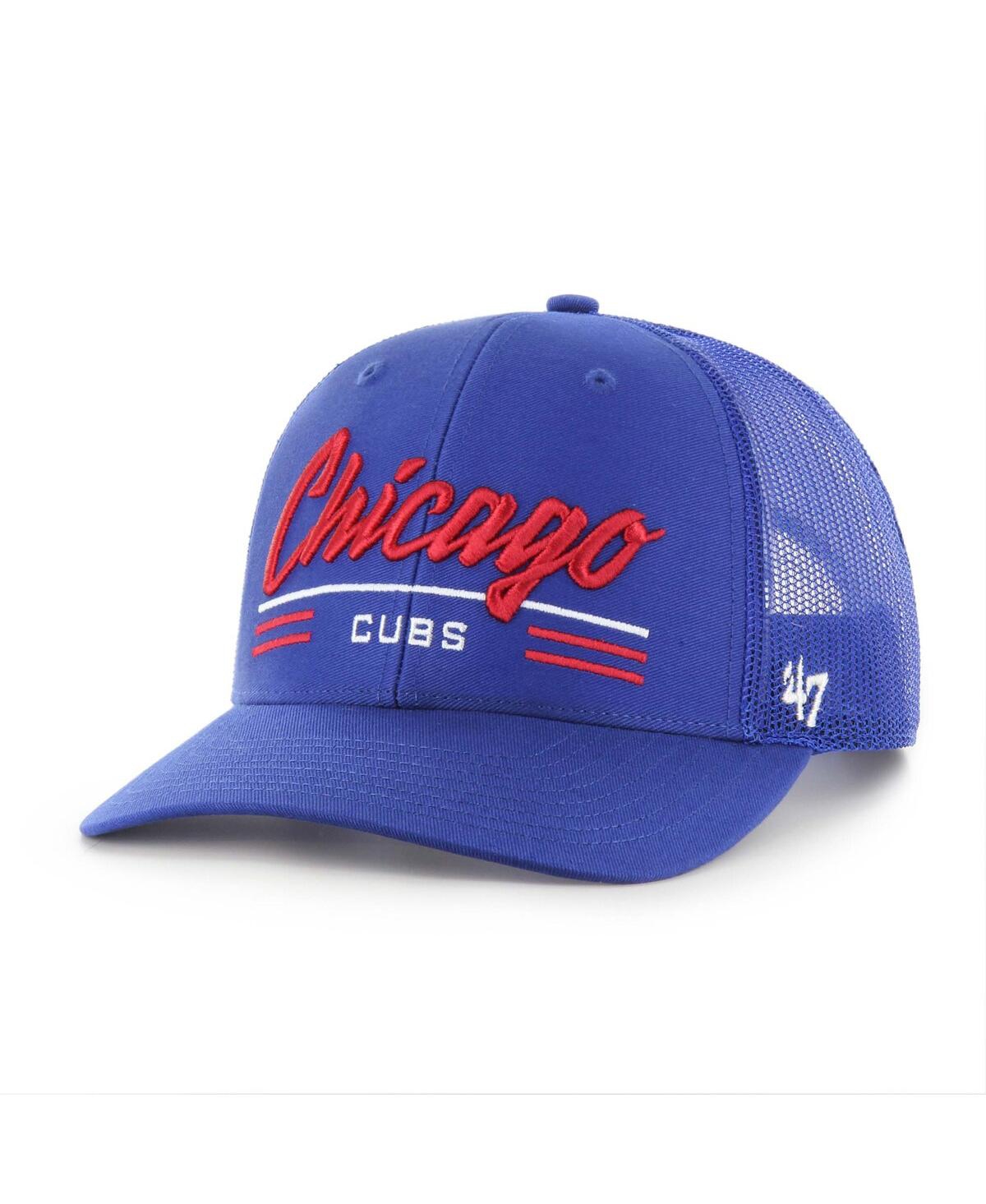 Click here for 47 Brand Mens Royal Chicago Cubs Garner Trucker Ad... prices