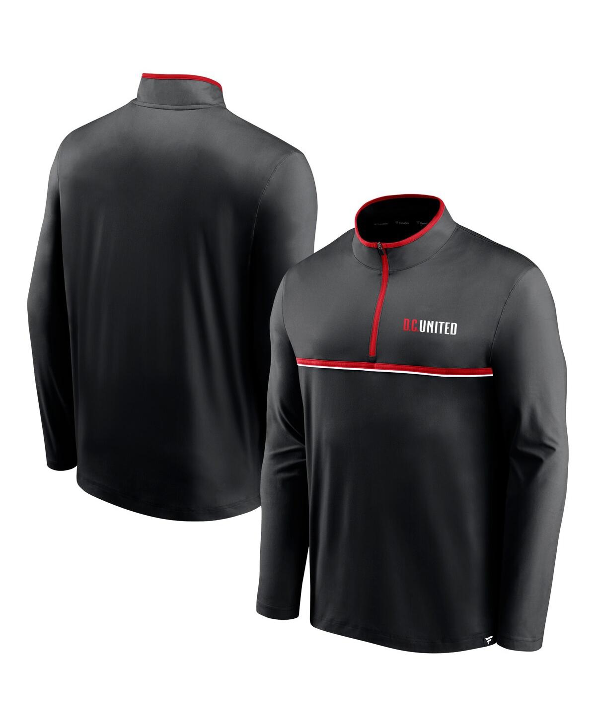 Click here for Fanatics Mens Black D.c. United Lineup Quarter-Zip... prices