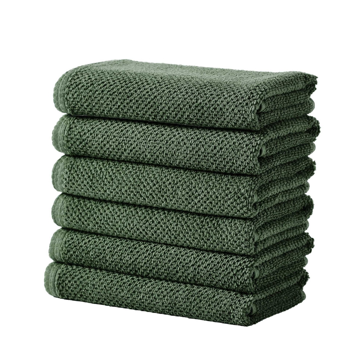 Click here for Linery & Co. Cotton Textured 6-Piece Hand Towel Se... prices