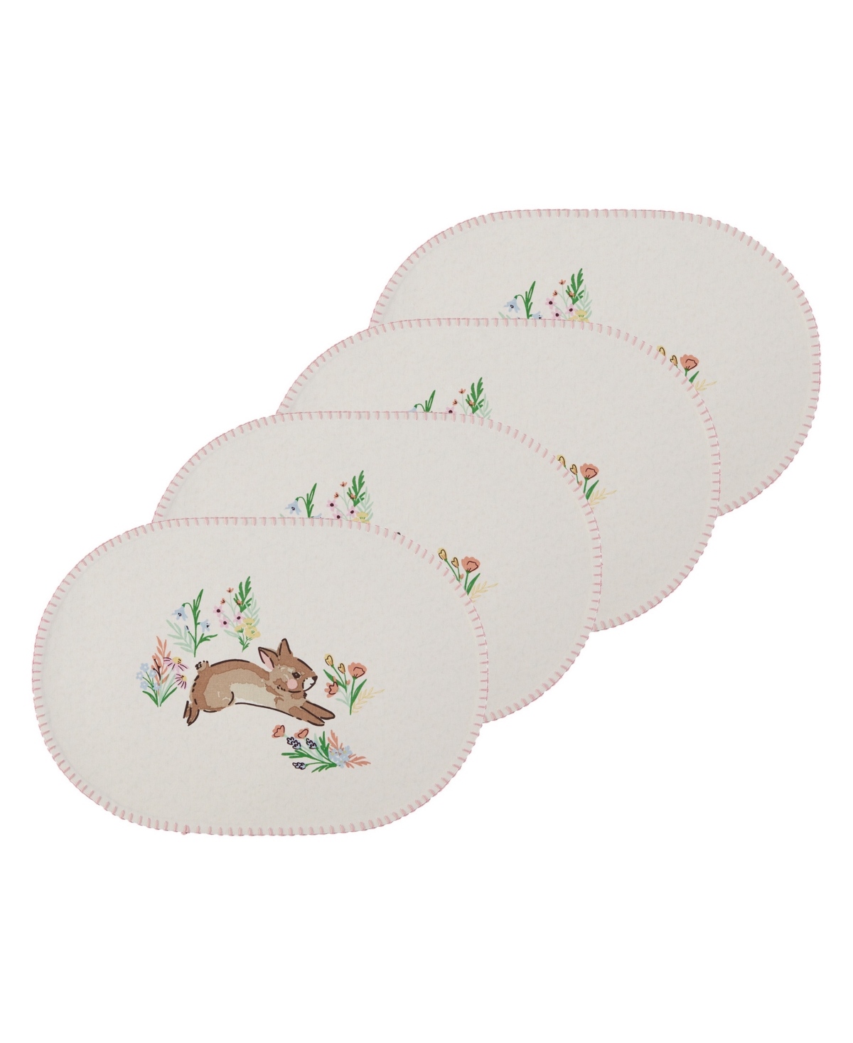 Click here for Design Imports Spring Bunny Printed Cotton Placema... prices