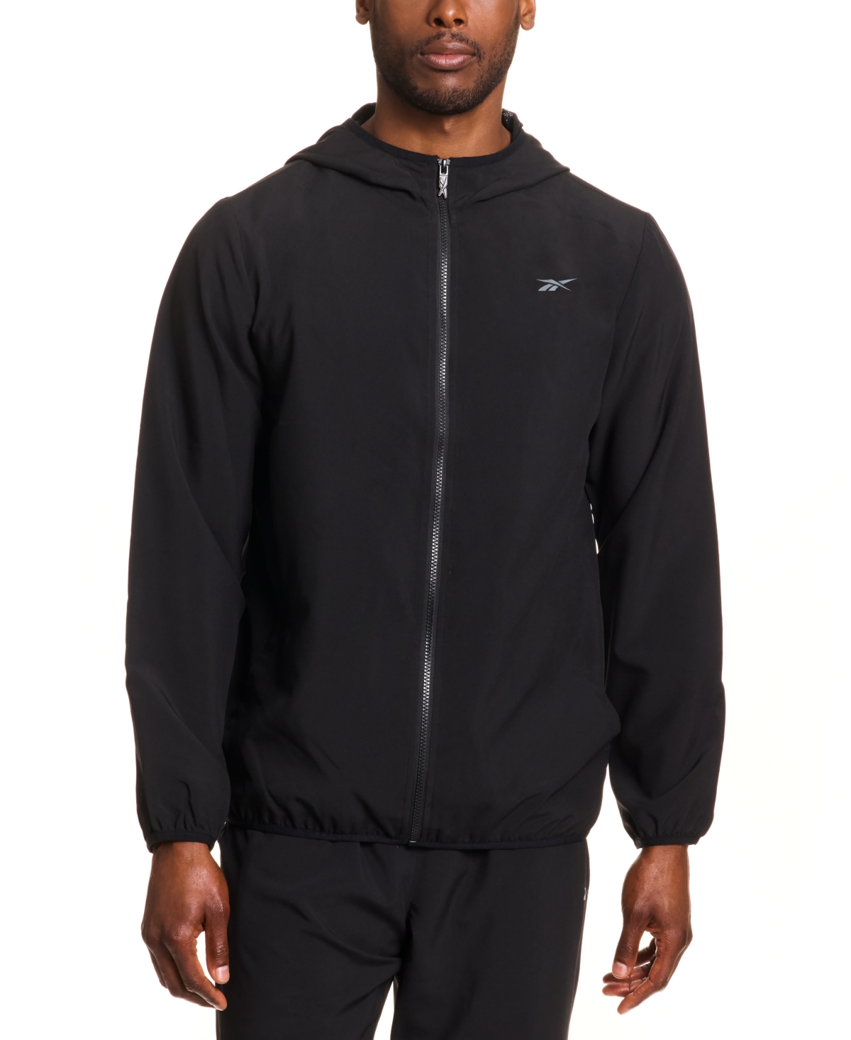 Click here for Reebok Mens Woven Logo Jacket - Black/White prices