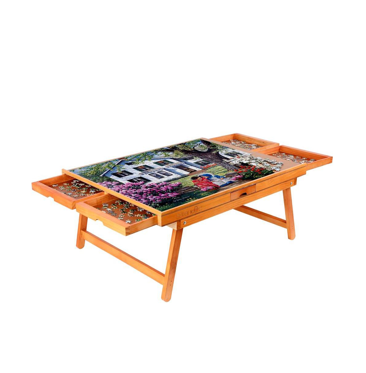 Click here for SereneLife Wooden Puzzle Board Rack - Jigsaw Puzzl... prices