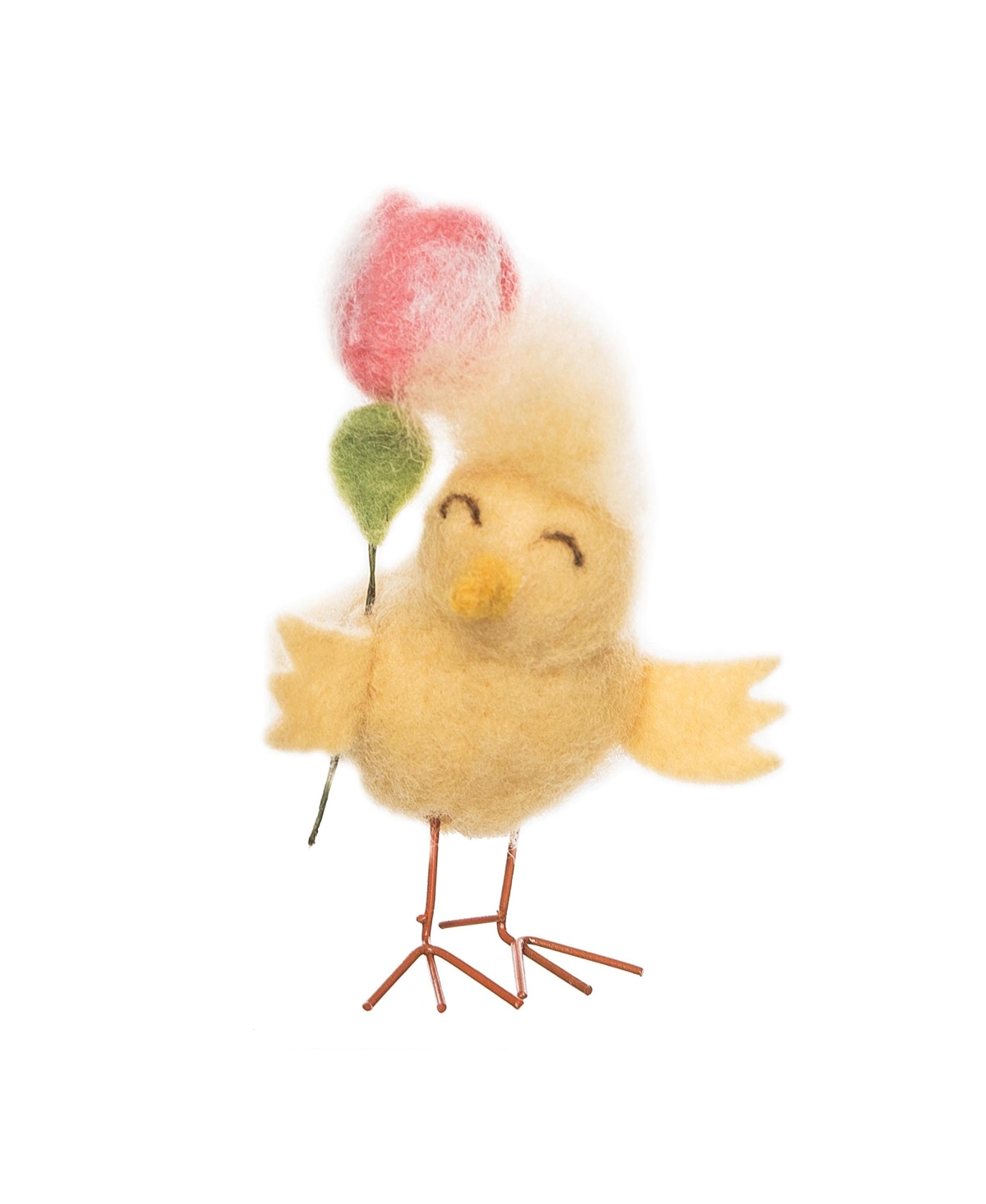 Click here for 4.33" Easter Spring Chick & Pink Tulip Flower... prices