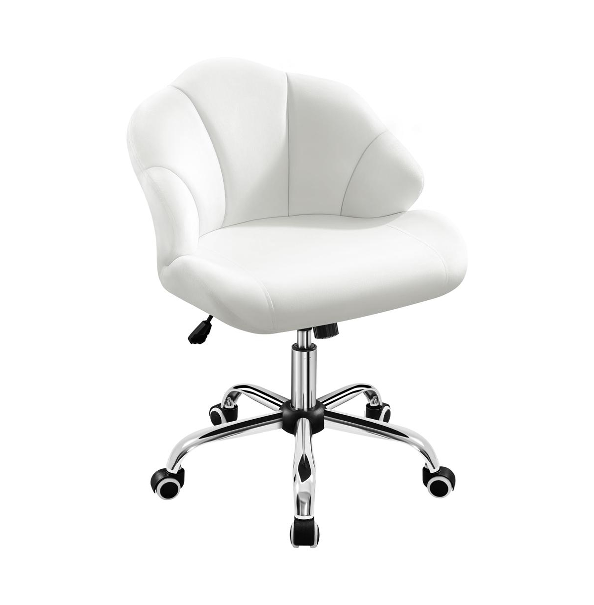 Click here for Yaheetech Velvet Desk Chair with Tufted Shell-Shap... prices