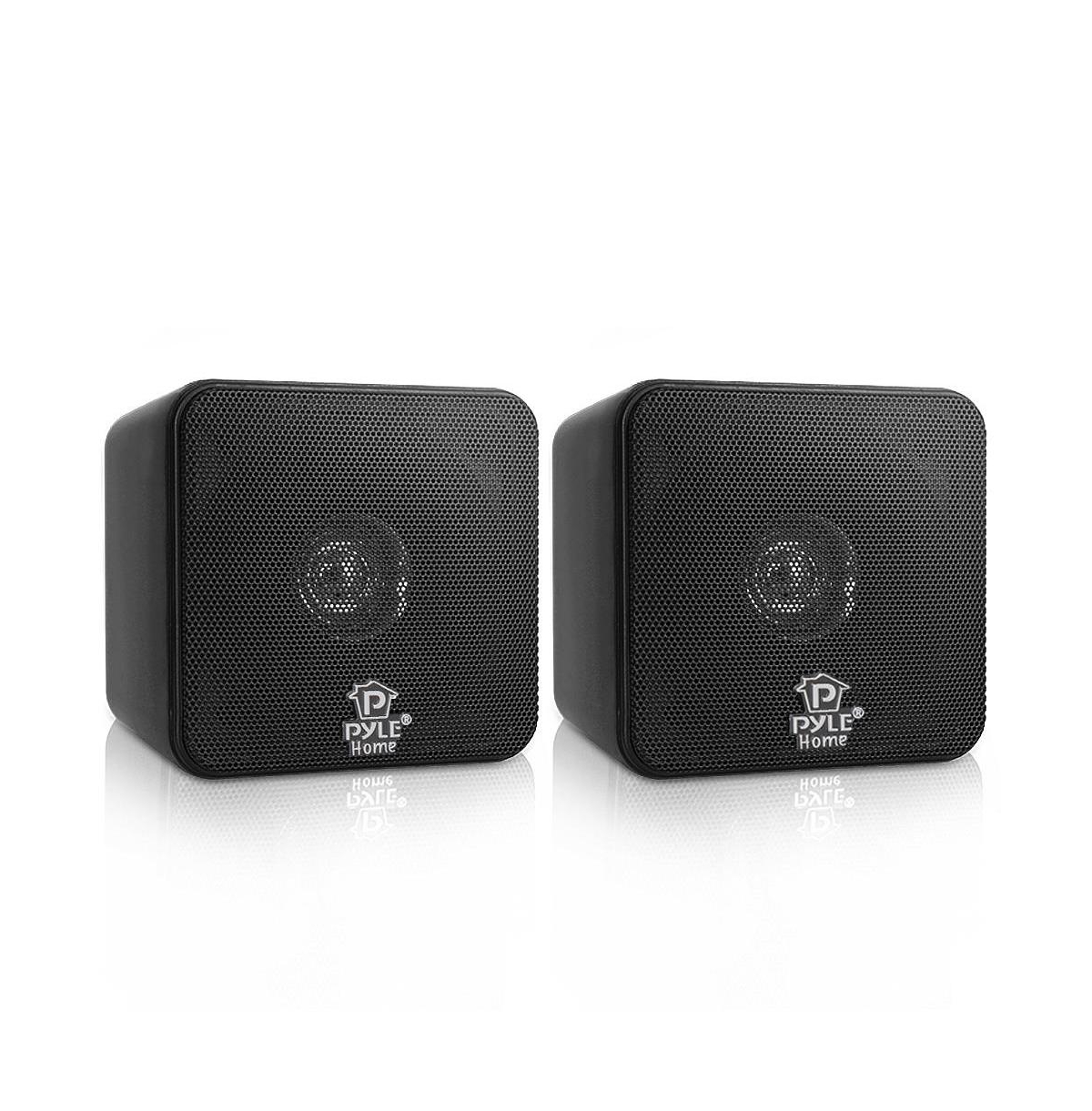 Click here for Pyle 4 200W Mini Cube Bookshelf Speakers - Black (... prices