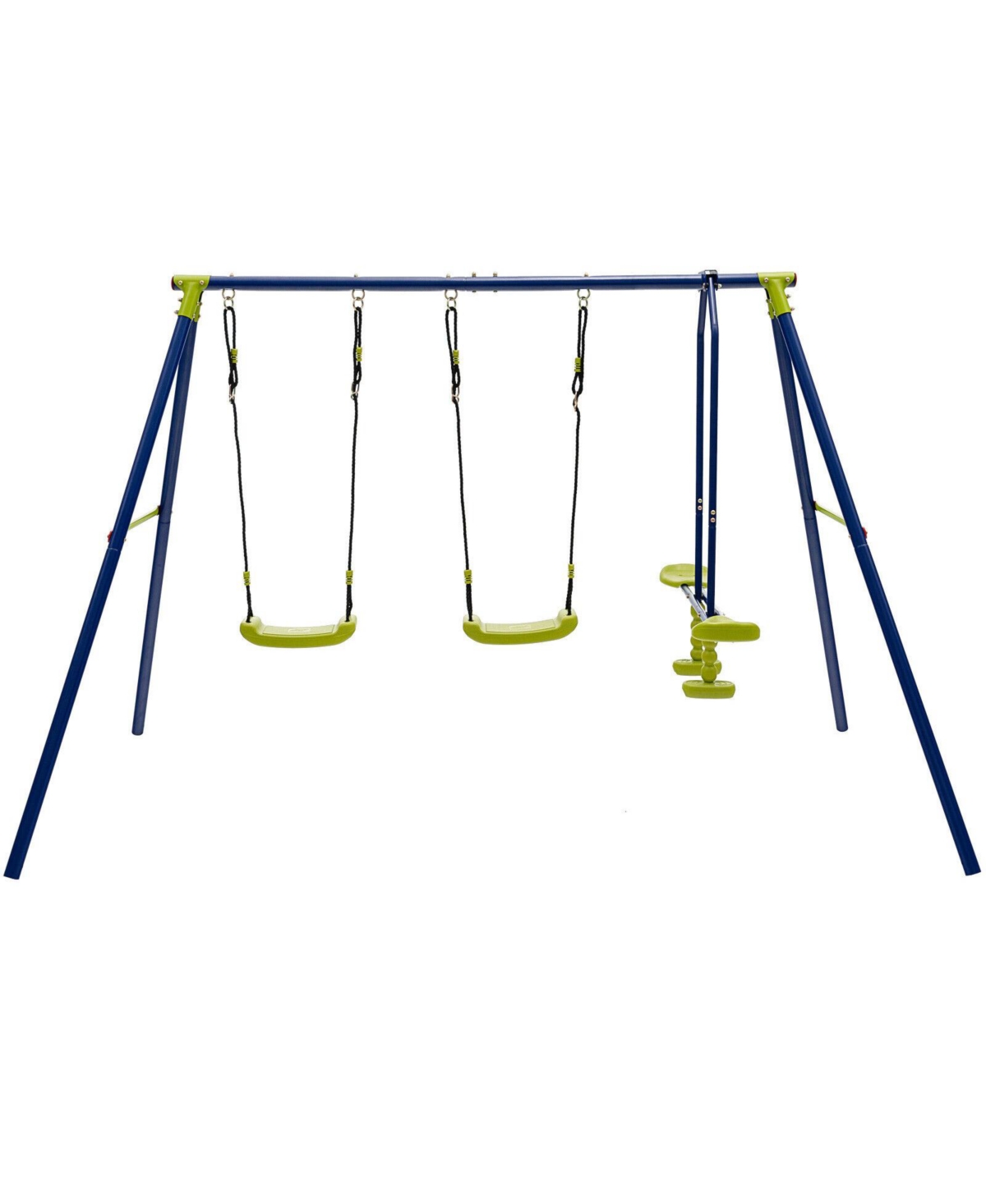 Click here for Heavy-Duty 440 lbs Kids Swing Set with 2 Swings &... prices