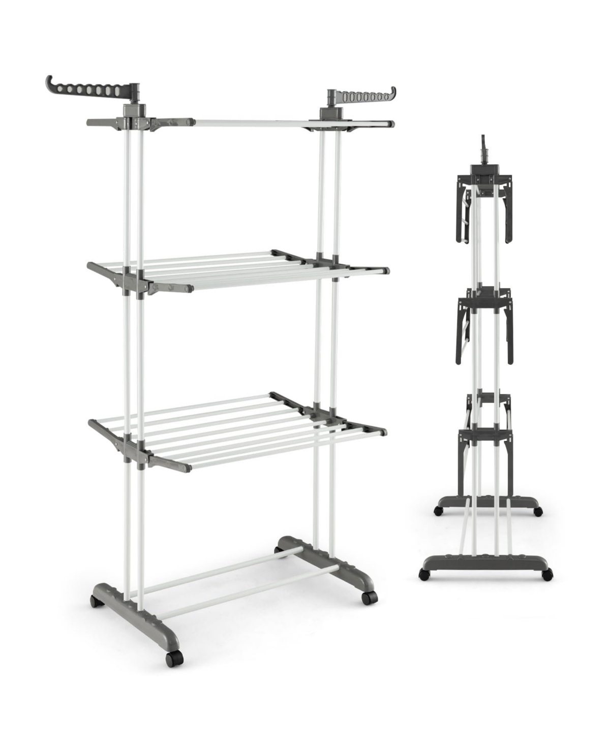 Click here for Foldable Clothes Drying Rack  Oversized 4-Tier Col... prices