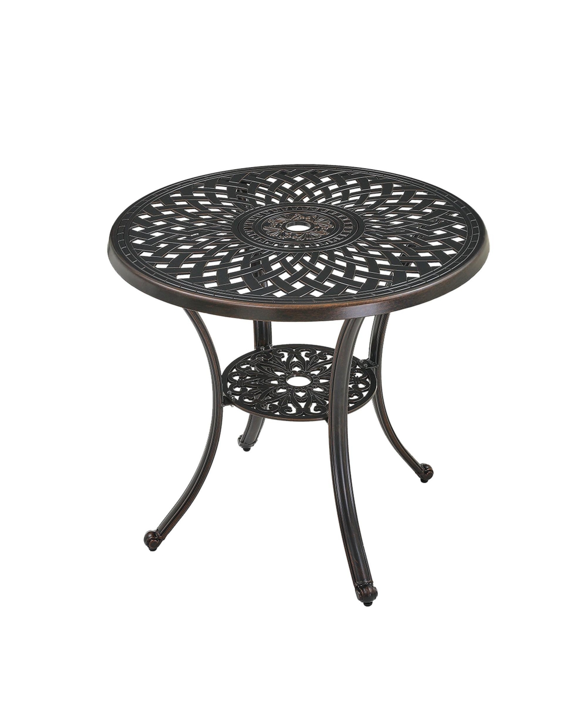 Click here for 30 Inches Outdoor Dining Table with Umbrella Hole... prices