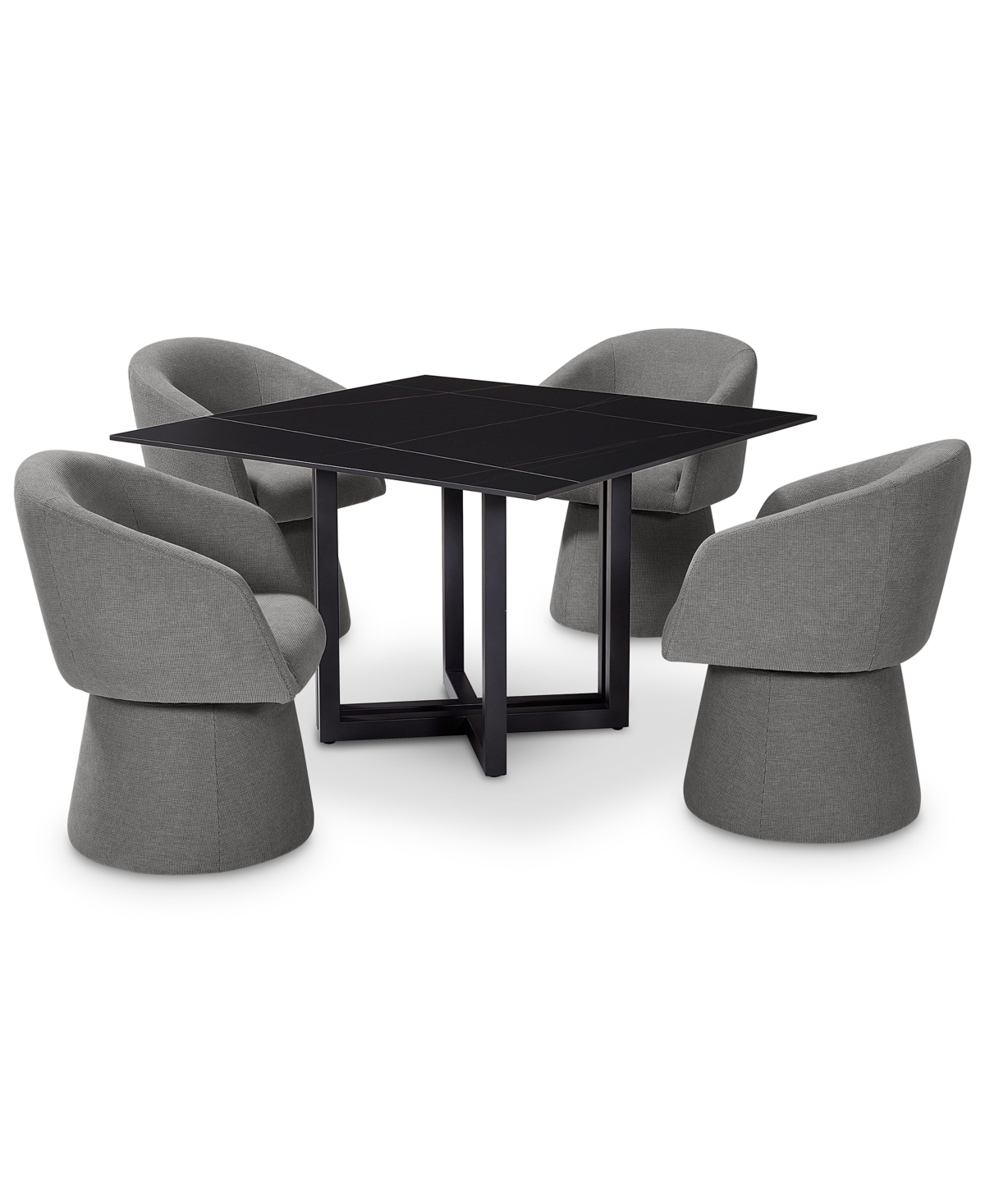 Click here for 5 Pc. Dining Set (Emila Square Table & 4 Korder Ch... prices