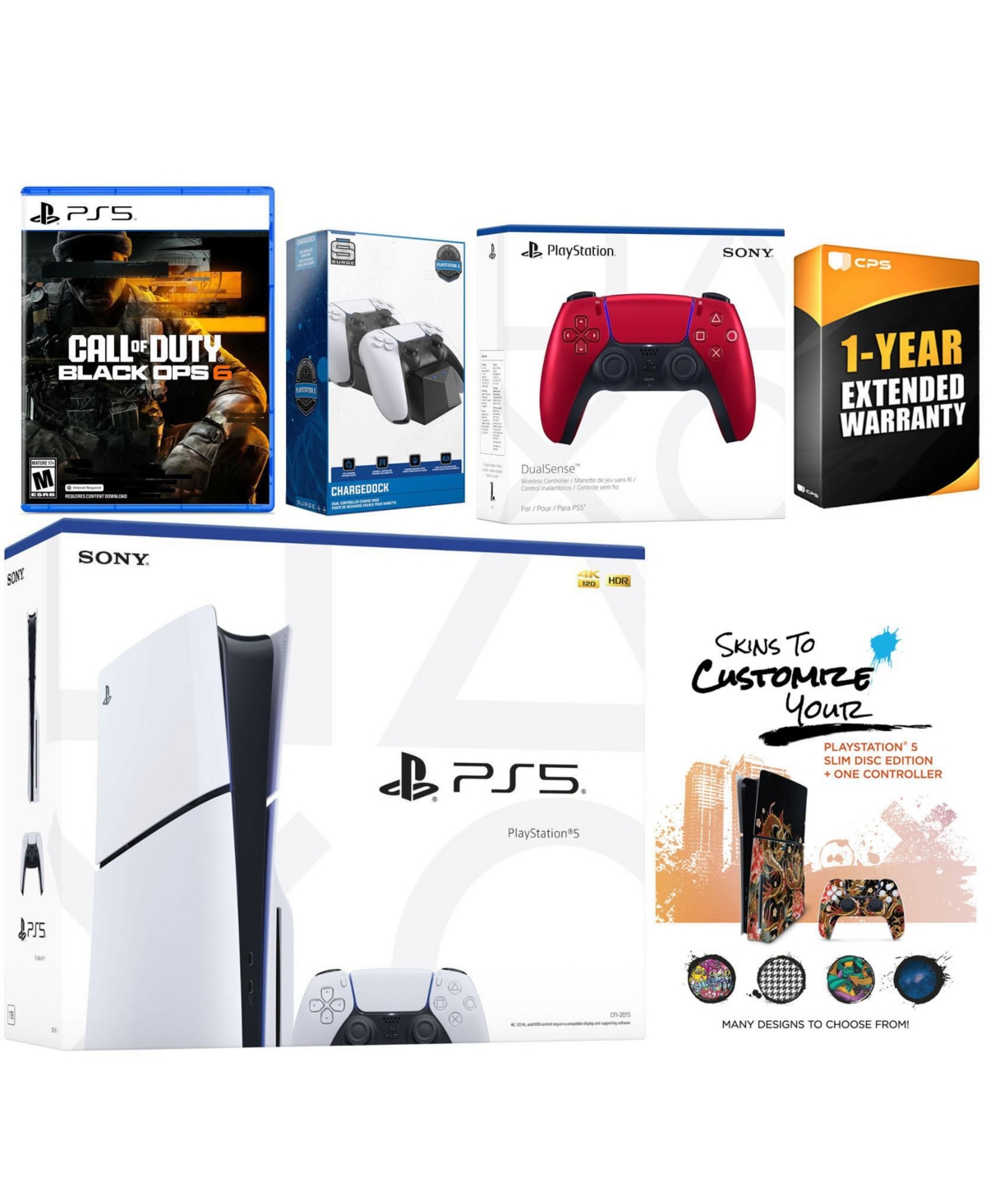 Click here for Sony Playstation 5 Slim Disc with Call of Duty Bla... prices