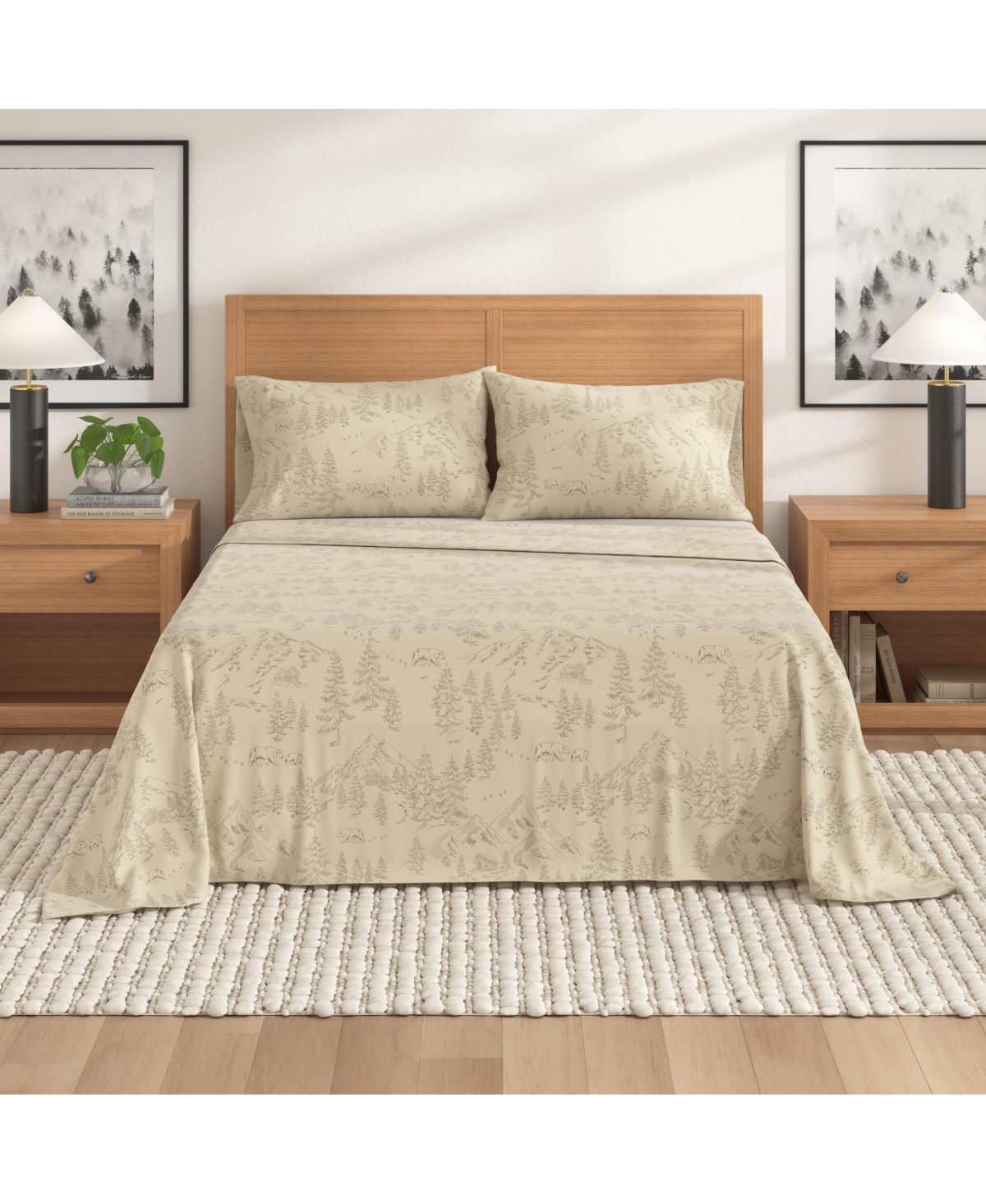 Click here for Linery & Co. Ultra-Soft Turkish Cotton Flannel Lod... prices