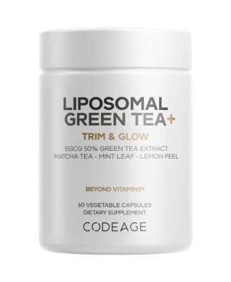 Codeage Liposomal Green Tea+ EGCG 50% Green Tea Extract, Matcha Green ...