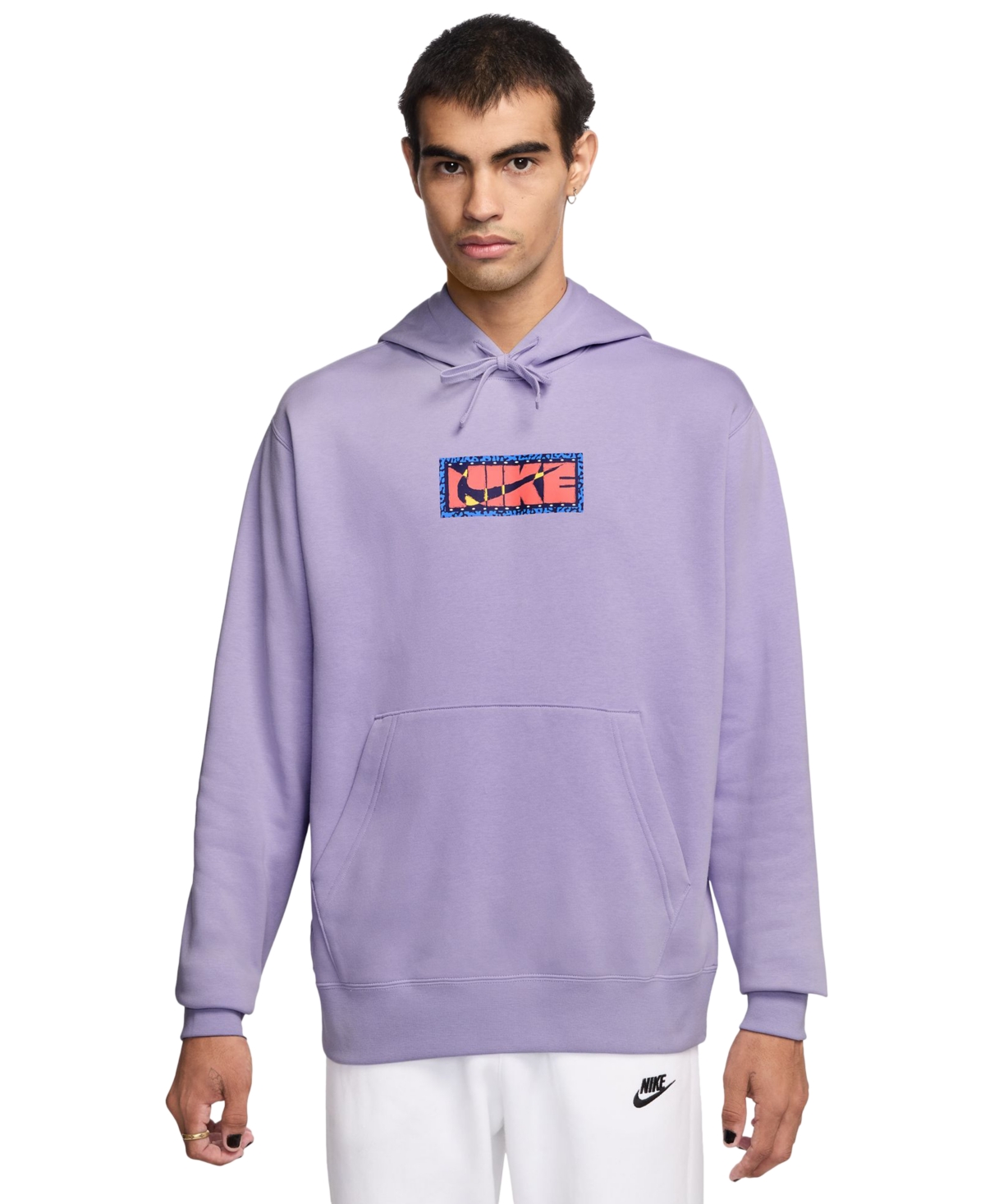 Click here for Mens Club Fleece Pull-Over Logo Hoodie - Hydrangea... prices