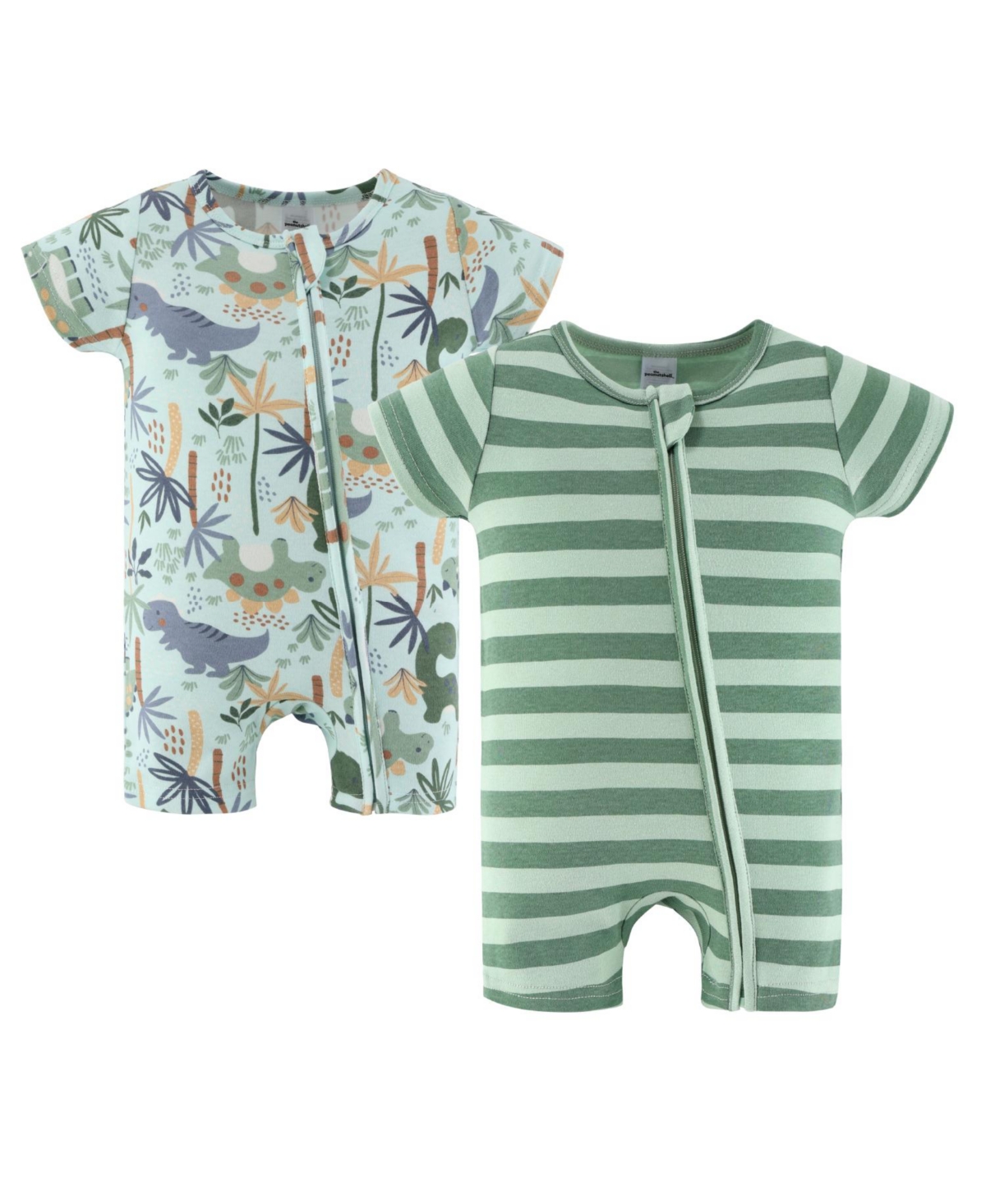 Click here for The Peanutshell Baby Boys Rompers - 2 Pack  Green... prices