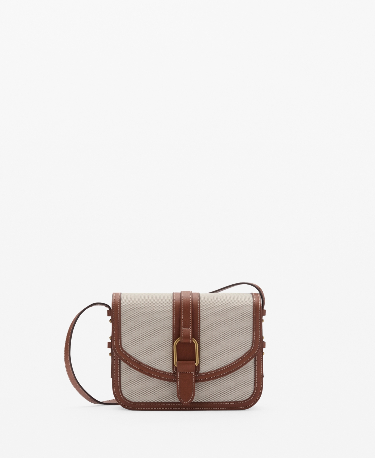 Click here for Mango Womens Flap Crossbody Bag - Leather prices