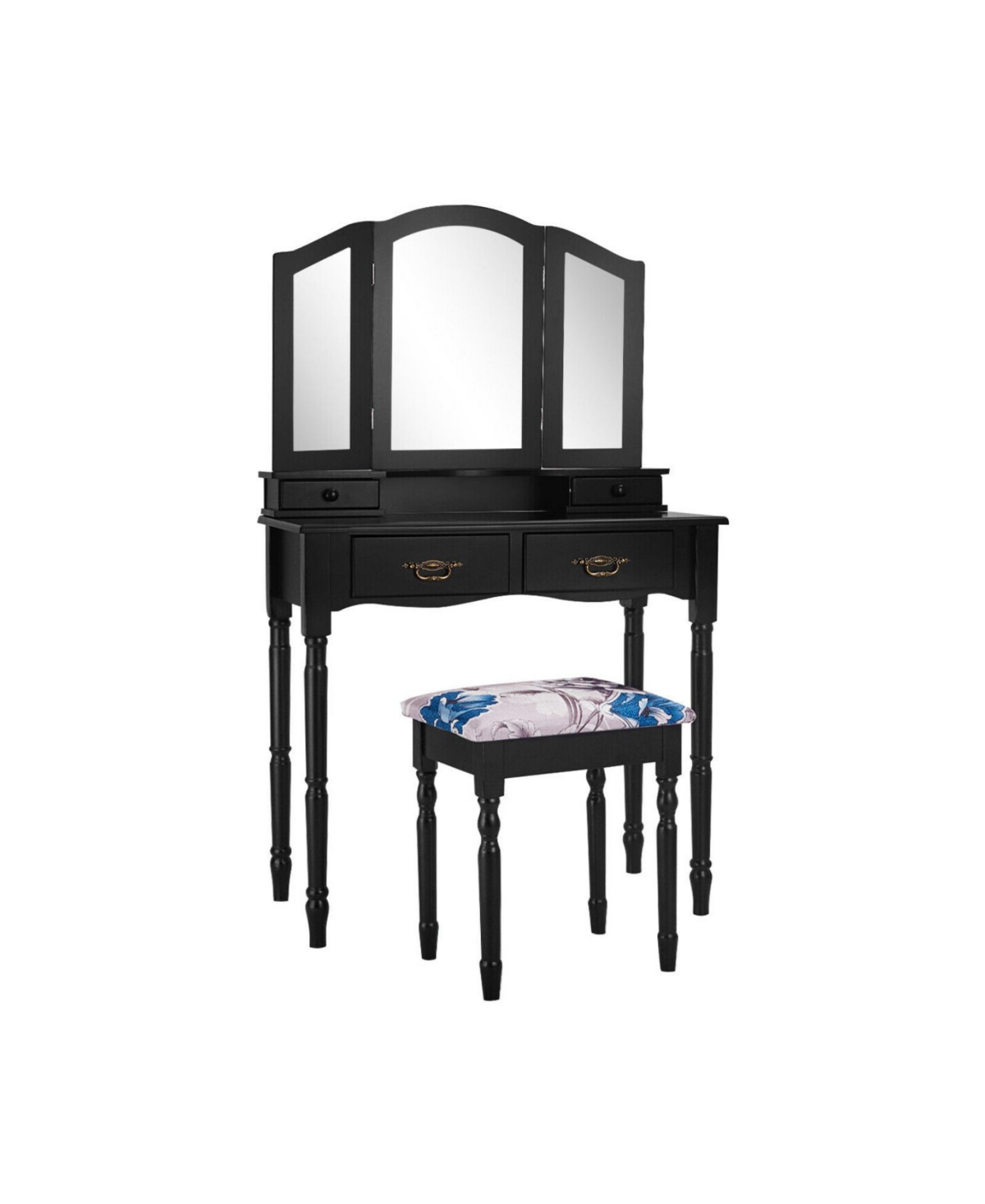 Click here for Simple Vanity Set with Tri-Folding Mirror Drawers... prices