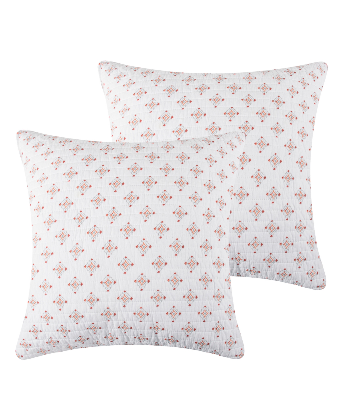Click here for Levtex Bertelli Tile 2-Pc. Sham Set  European - Of... prices