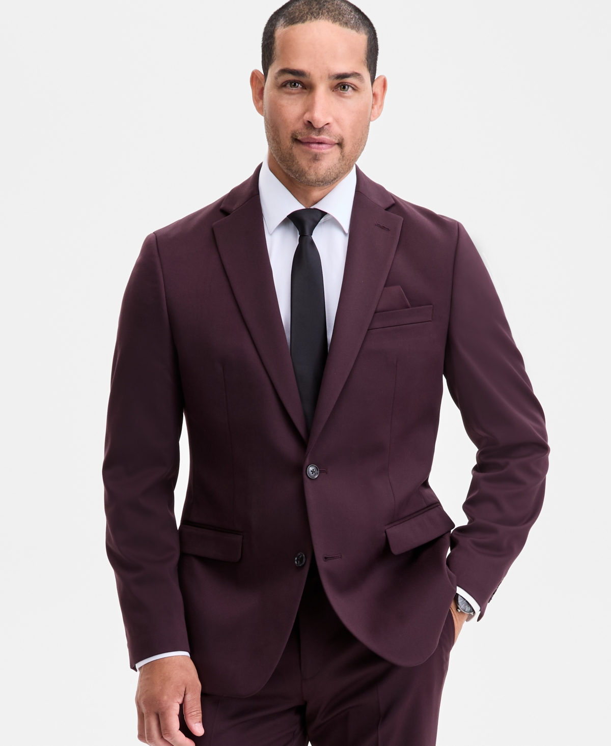 Click here for Bar Iii Mens Slim-Fit Satin Suit Separate Jacket... prices
