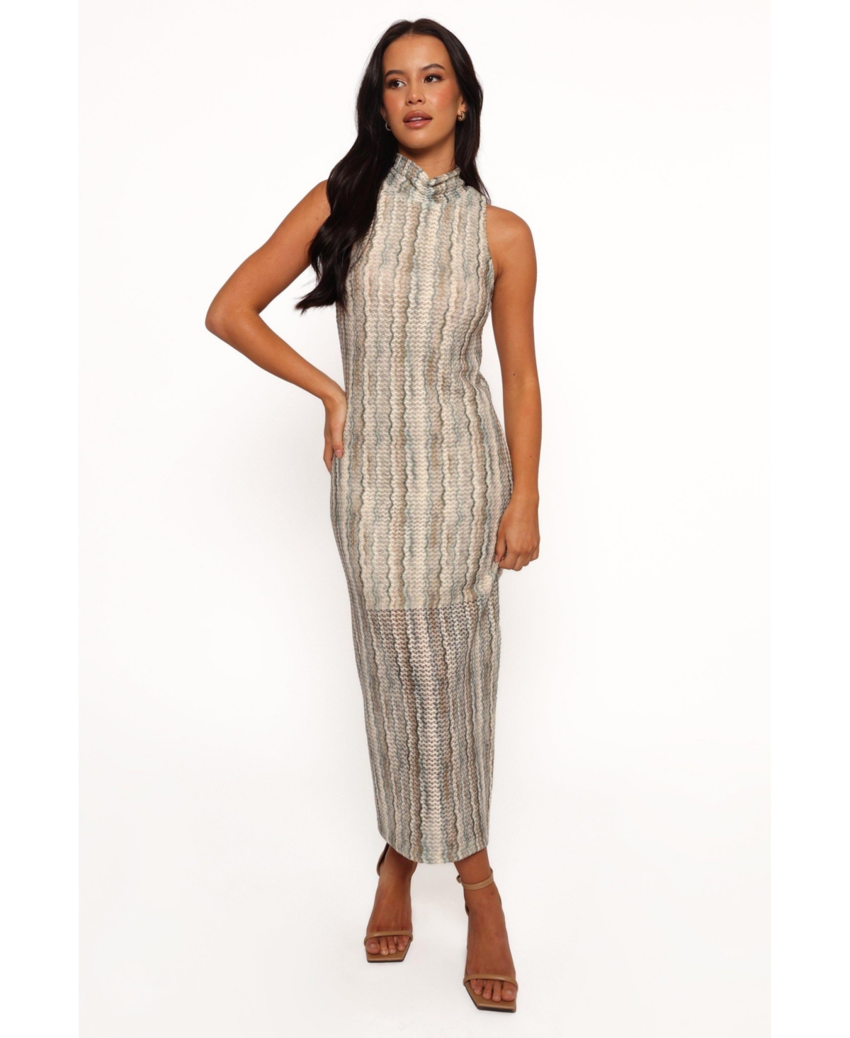 Click here for Petal and Pup Womens Gabie Midi Dress - Olive prices