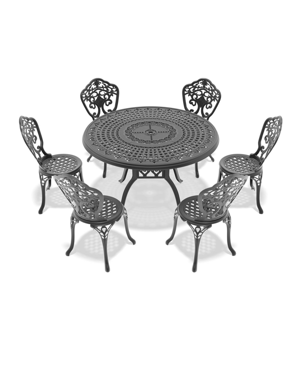 Click here for Streamdale 7-Piece Set Of All-Weather Cast Aluminu... prices
