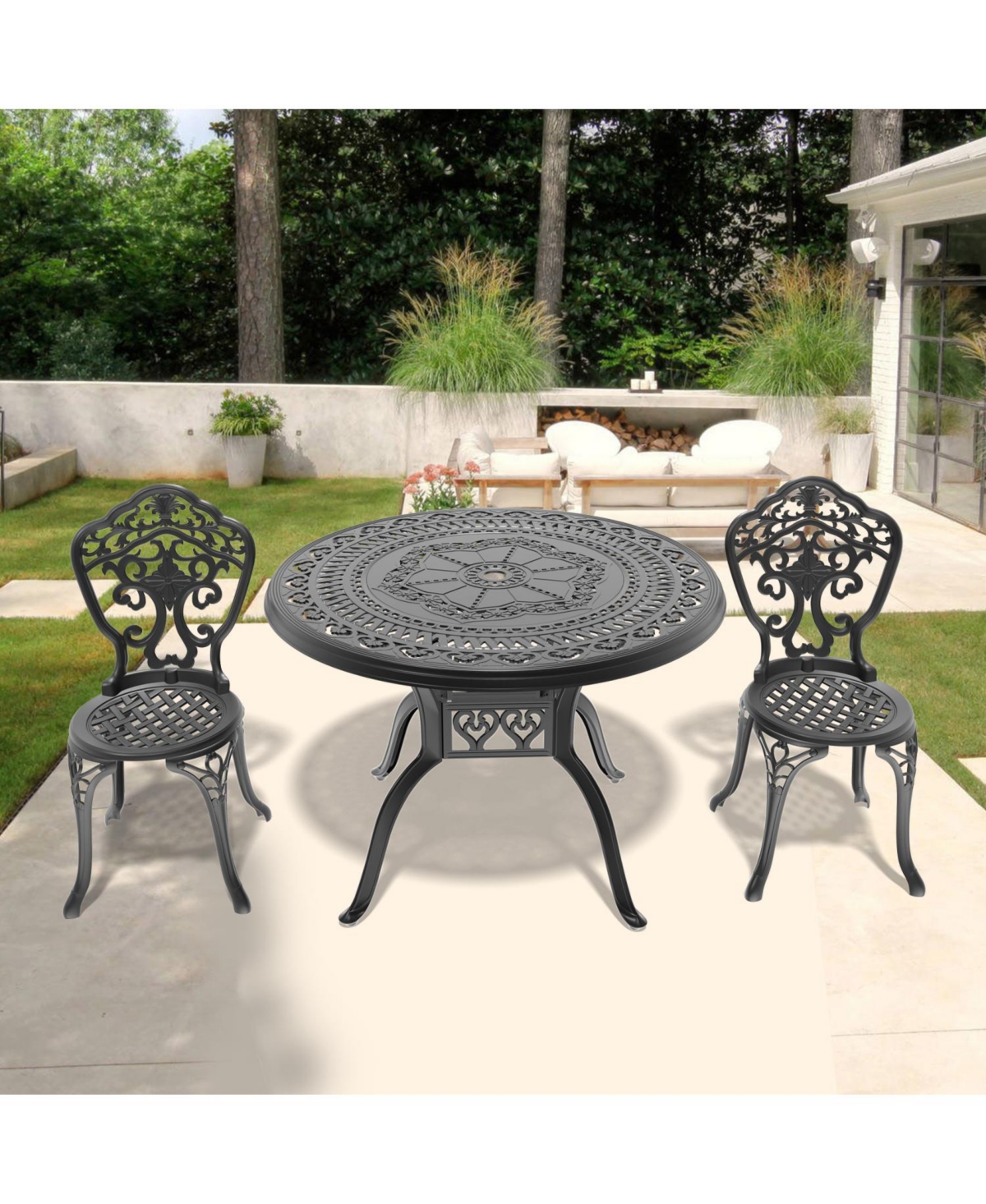 Click here for Streamdale 3-Piece Set Of All-Weather Cast Aluminu... prices