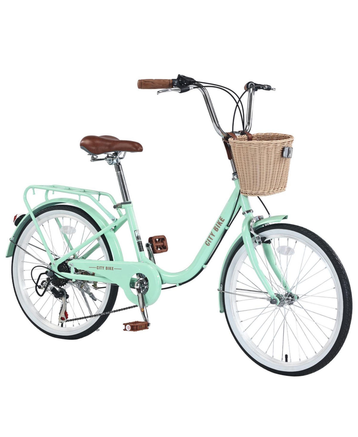 Click here for Streamdale 7 Speed City Bike With Basket  Steel Fr... prices