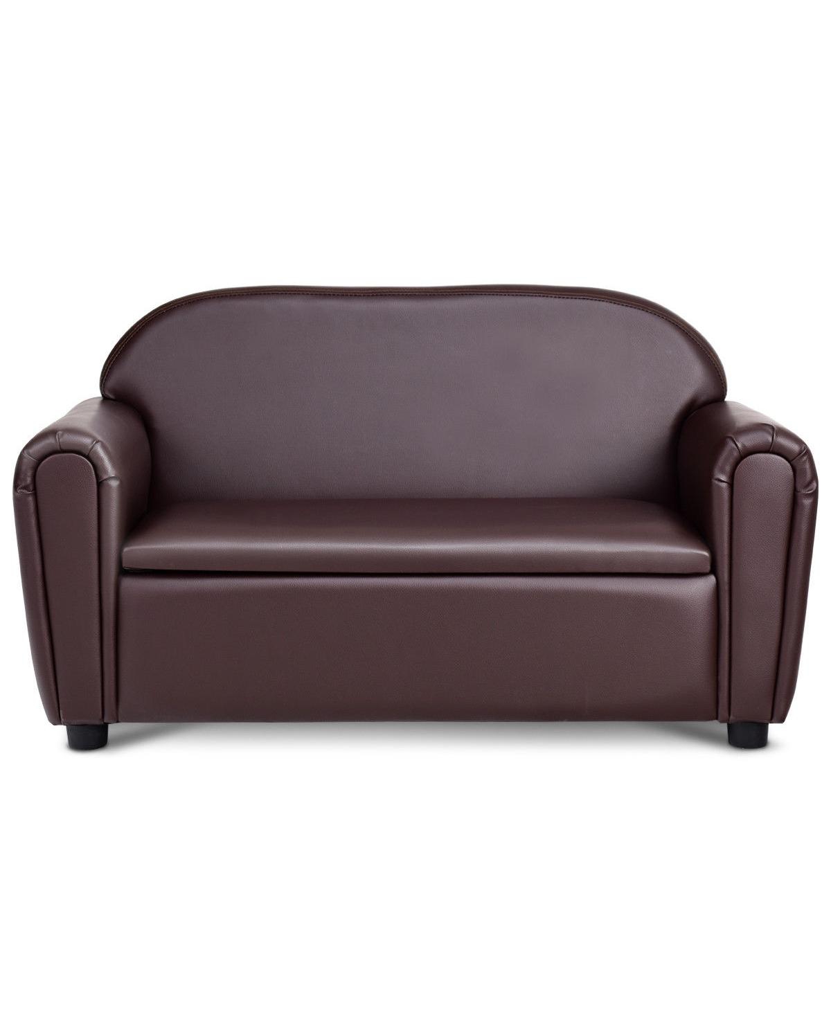 Click here for Kids Sofa Armrest Chair with Storage Function - Br... prices