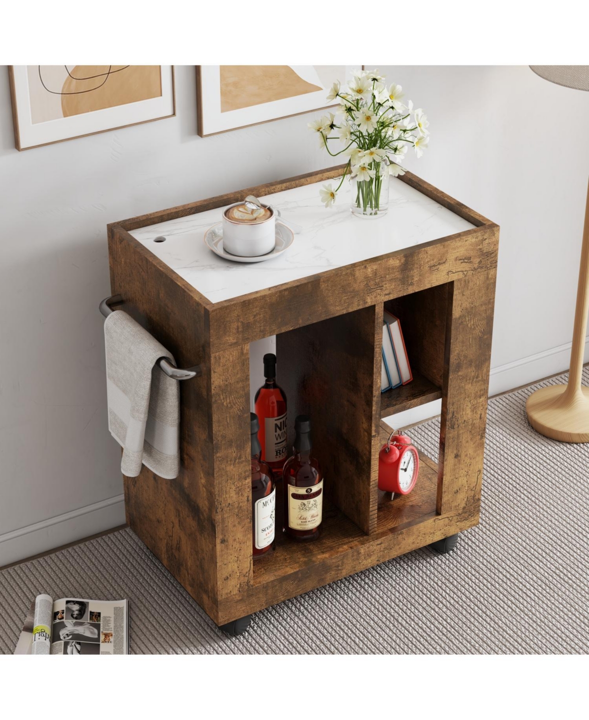 Click here for Streamdale Mid-century modern style movable side c... prices