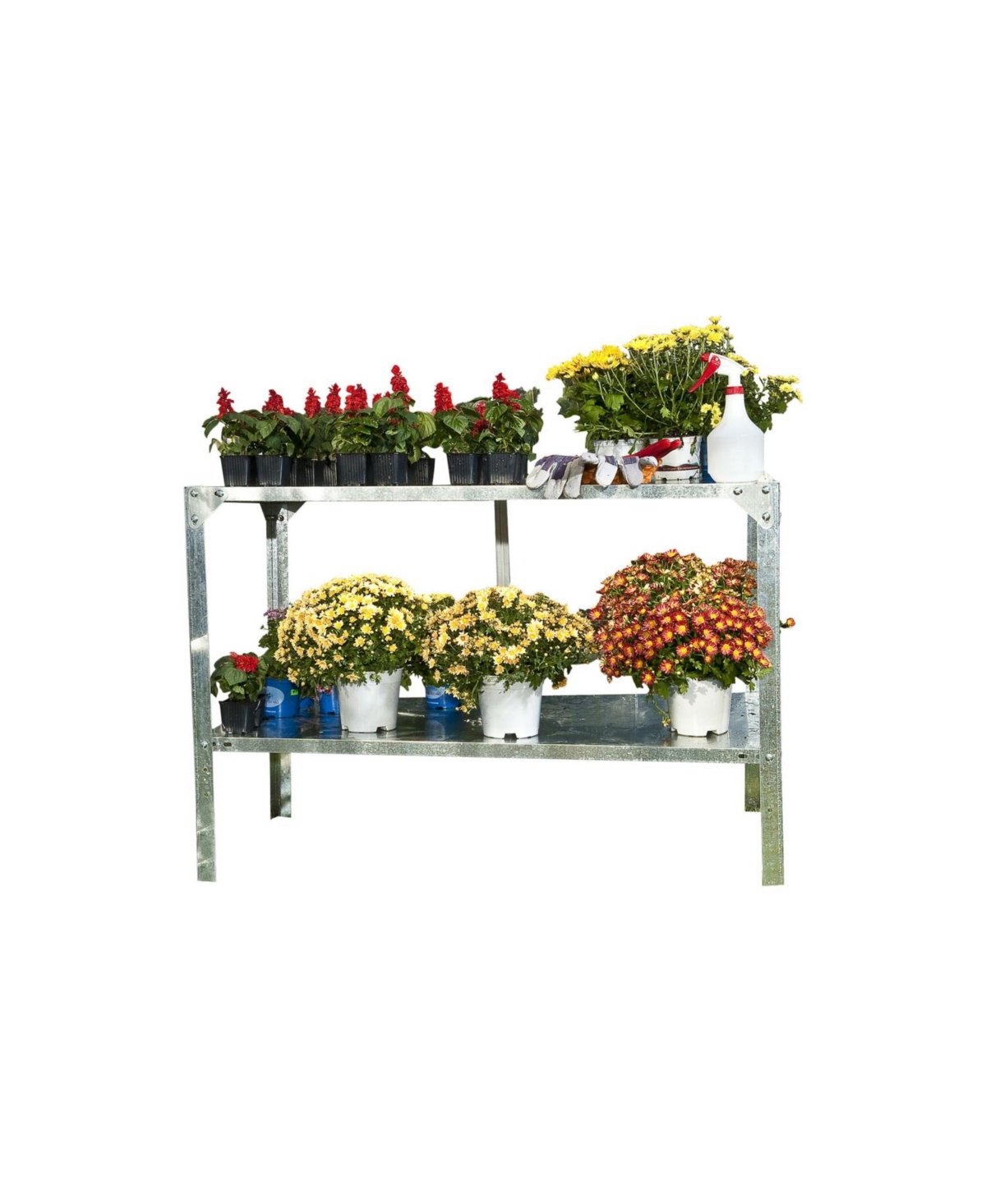 Click here for Outdoor Metal Shelving Unit Garden Potting Bench i... prices