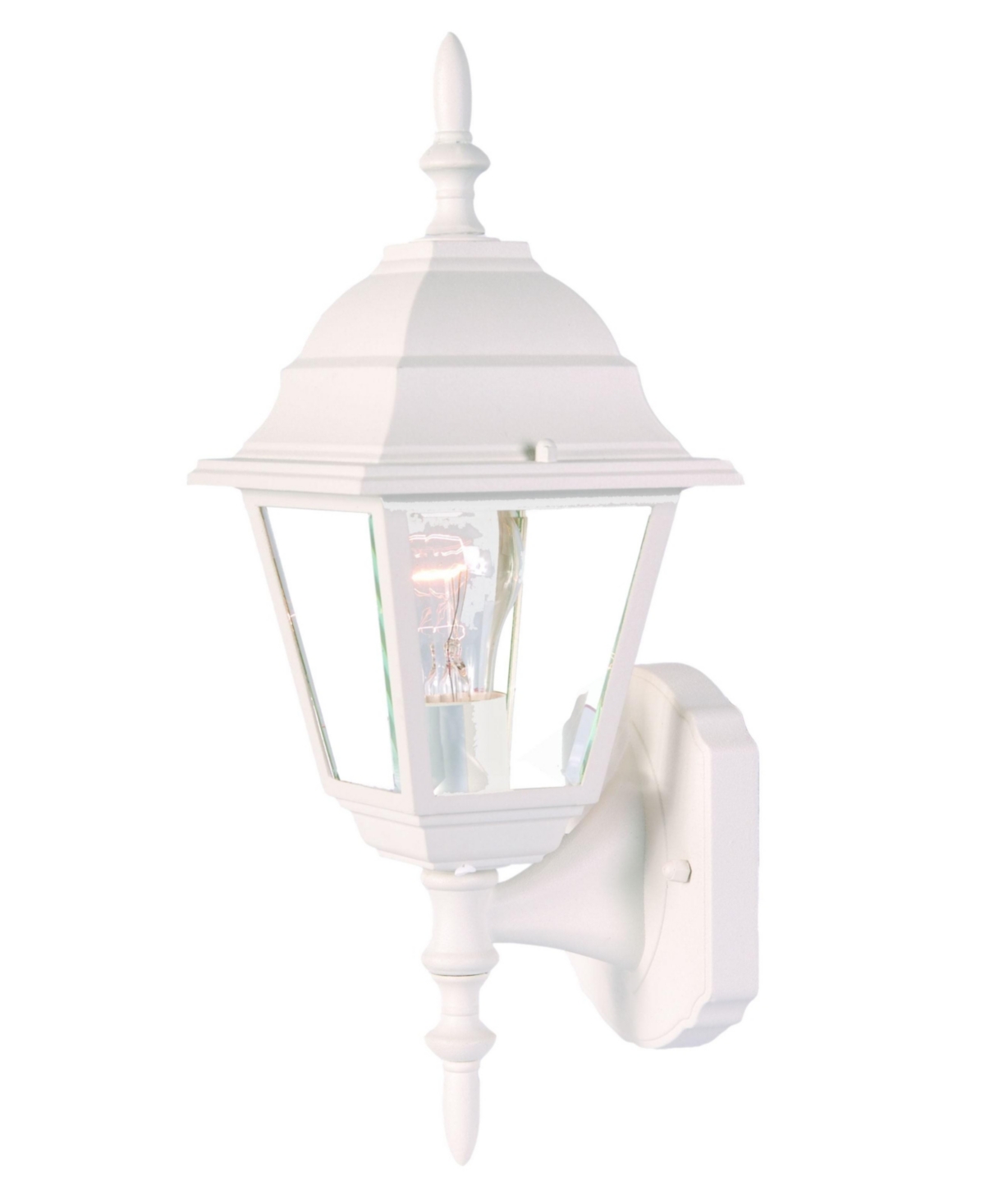 Click here for Antique Brown Swing Arm Outdoor Wall Light - White prices