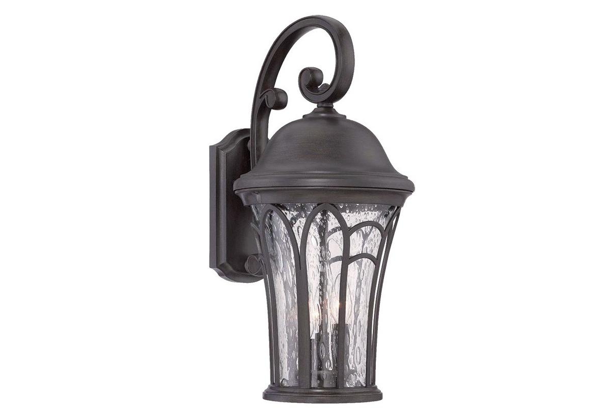 Click here for Bronze Tapered Goblet Wall Light - Black prices